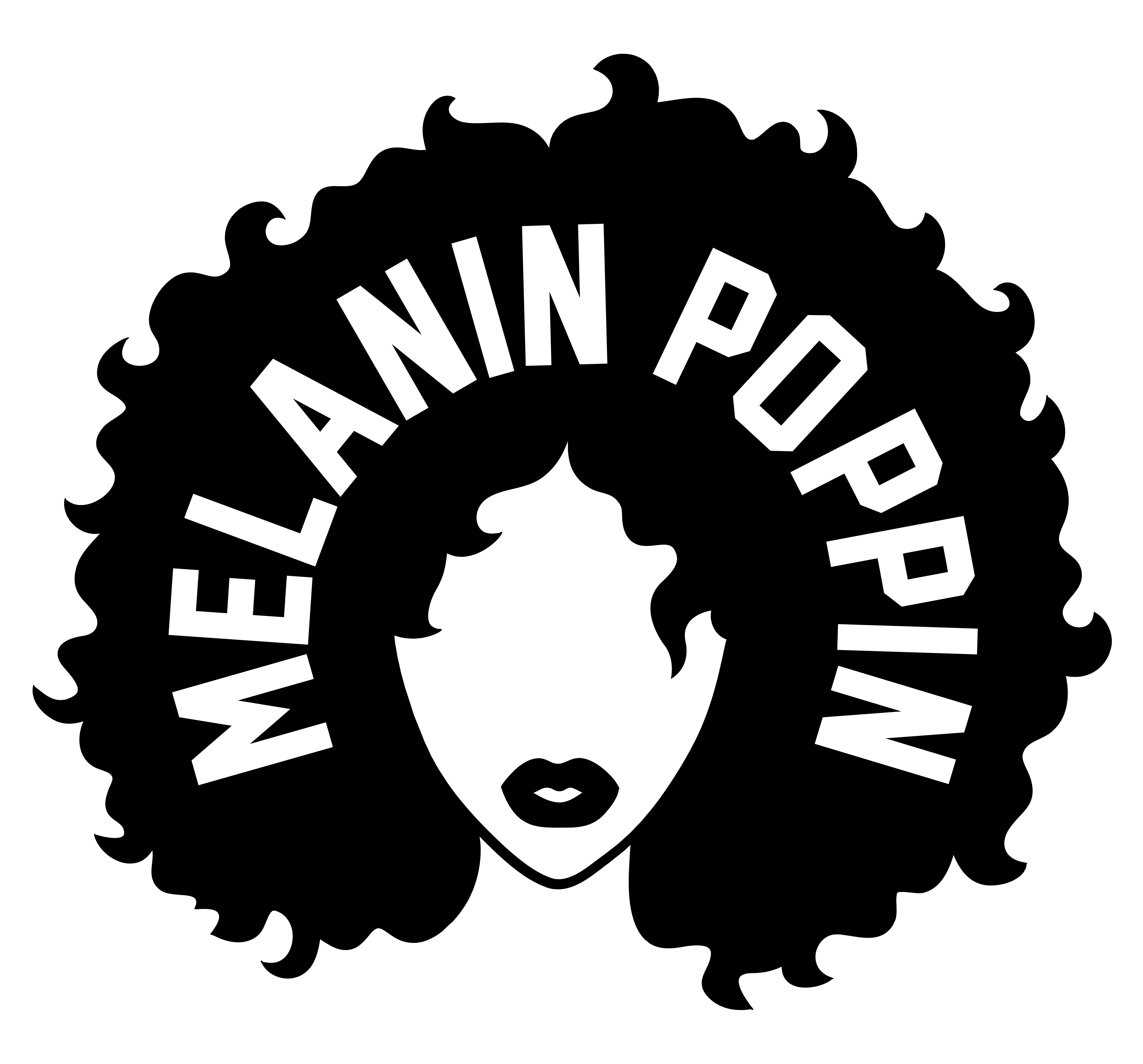 Melanin poppin Svg, Black girl Svg, Afro Woman Svg file, Afr | Inspire ...