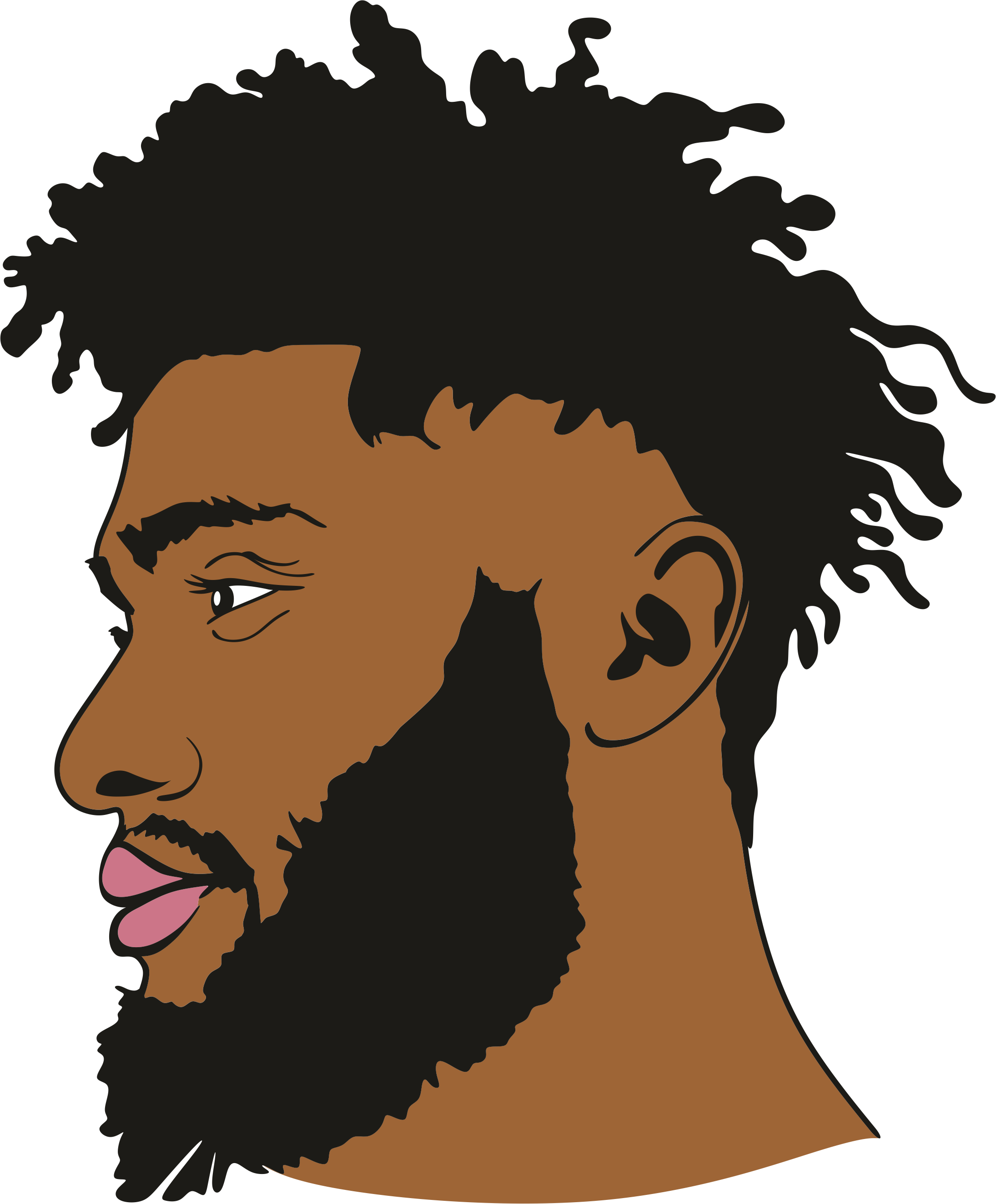 Black Man Svg, Afro Boy Svg file, Afro Man Svg, Black man cl | Inspire ...