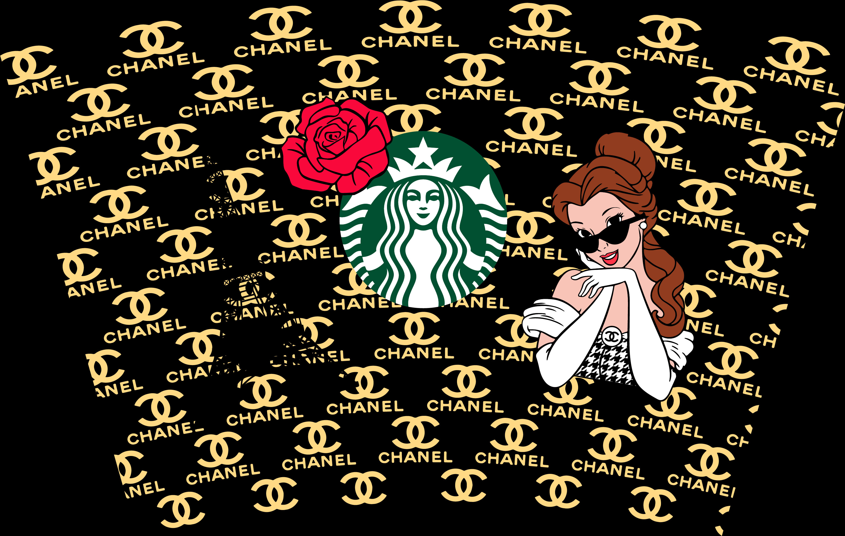 Fashion coffe chanel Svg, Starbucks Wrap Luxury svg, Starbuc - Inspire ...
