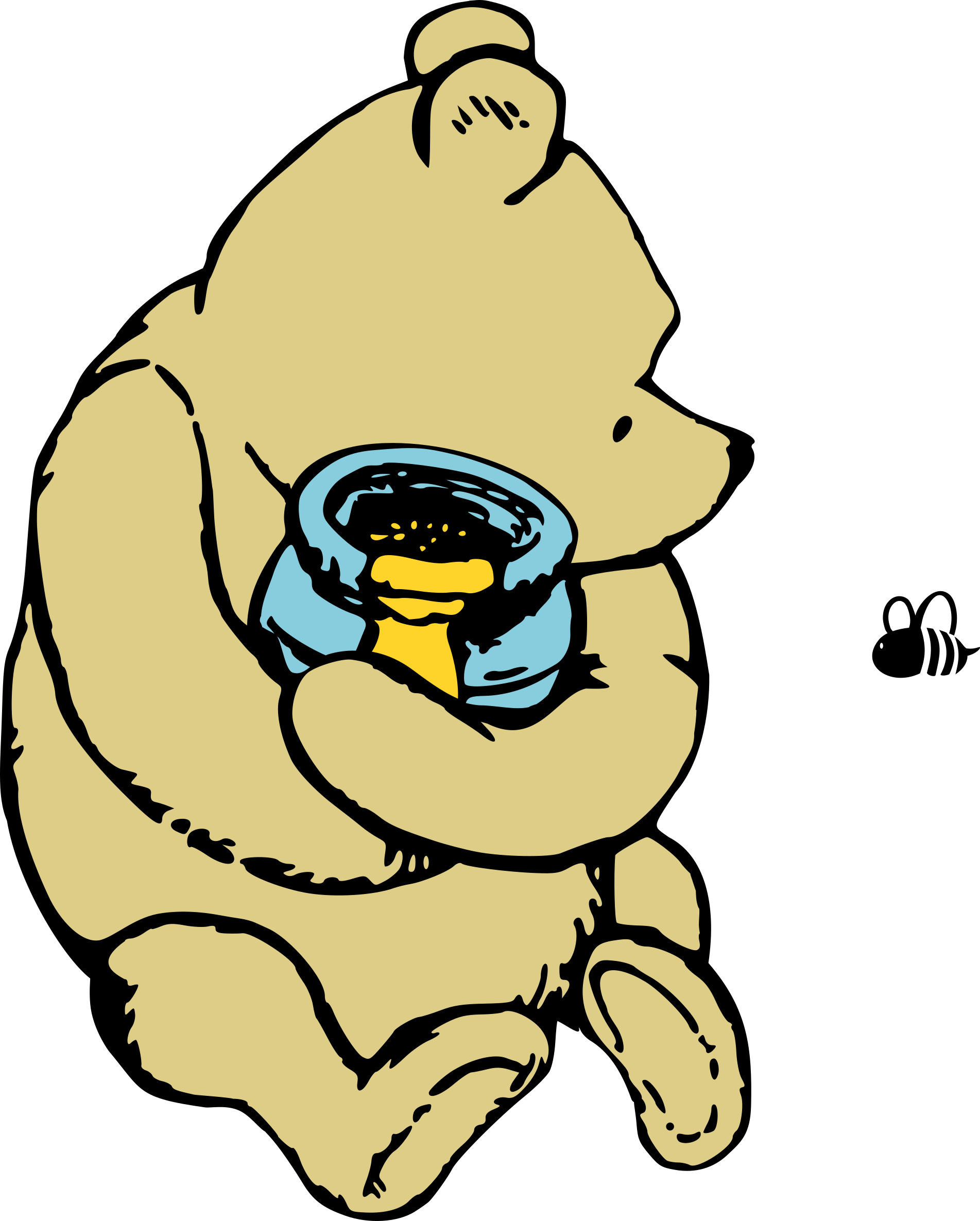 Pooh Solid Svg, Winnie The Pooh Svg, Winnie the pooh Png, Po | Inspire ...