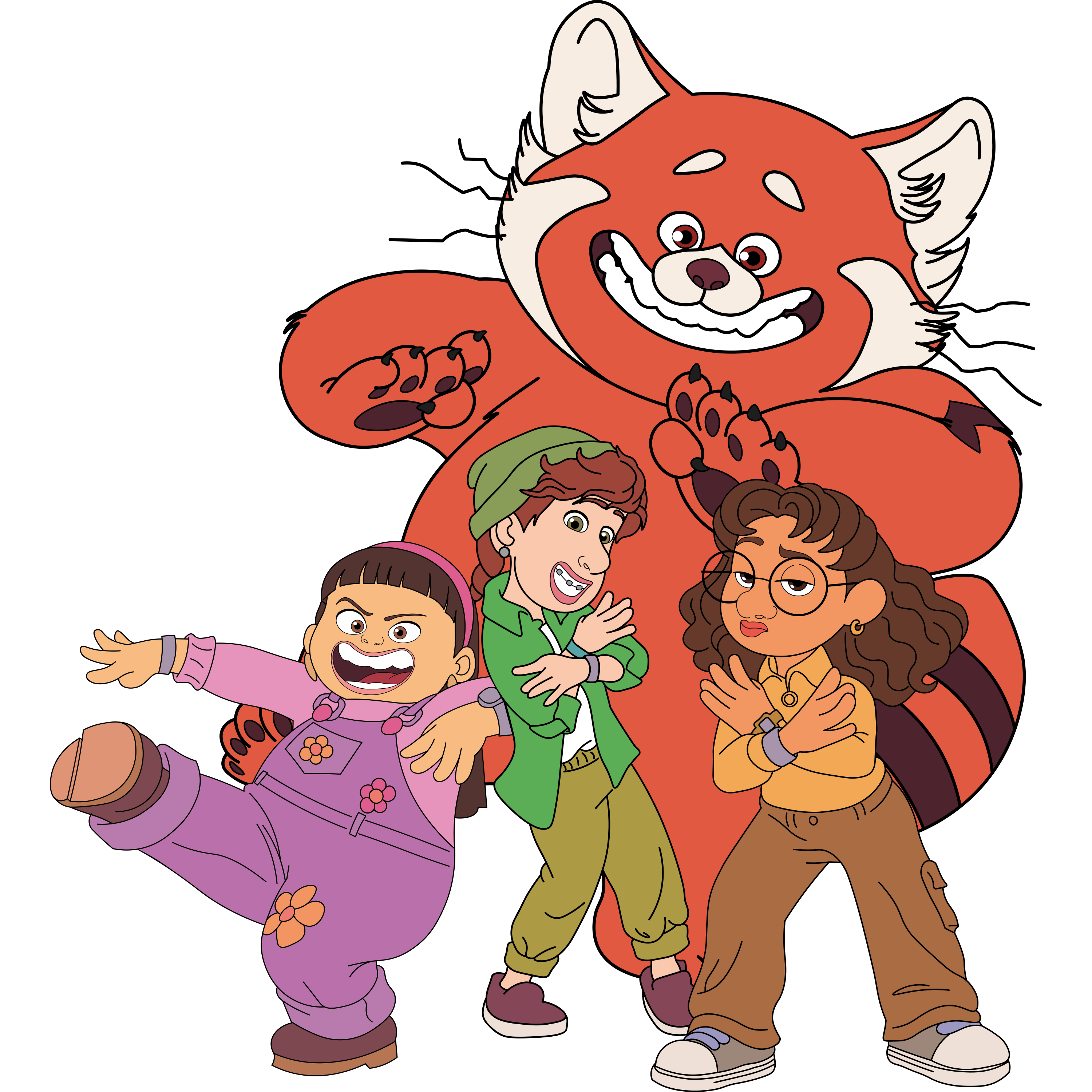 Funny Turning Red Characters Svg, Turning Red Svg, Turning r - Inspire ...