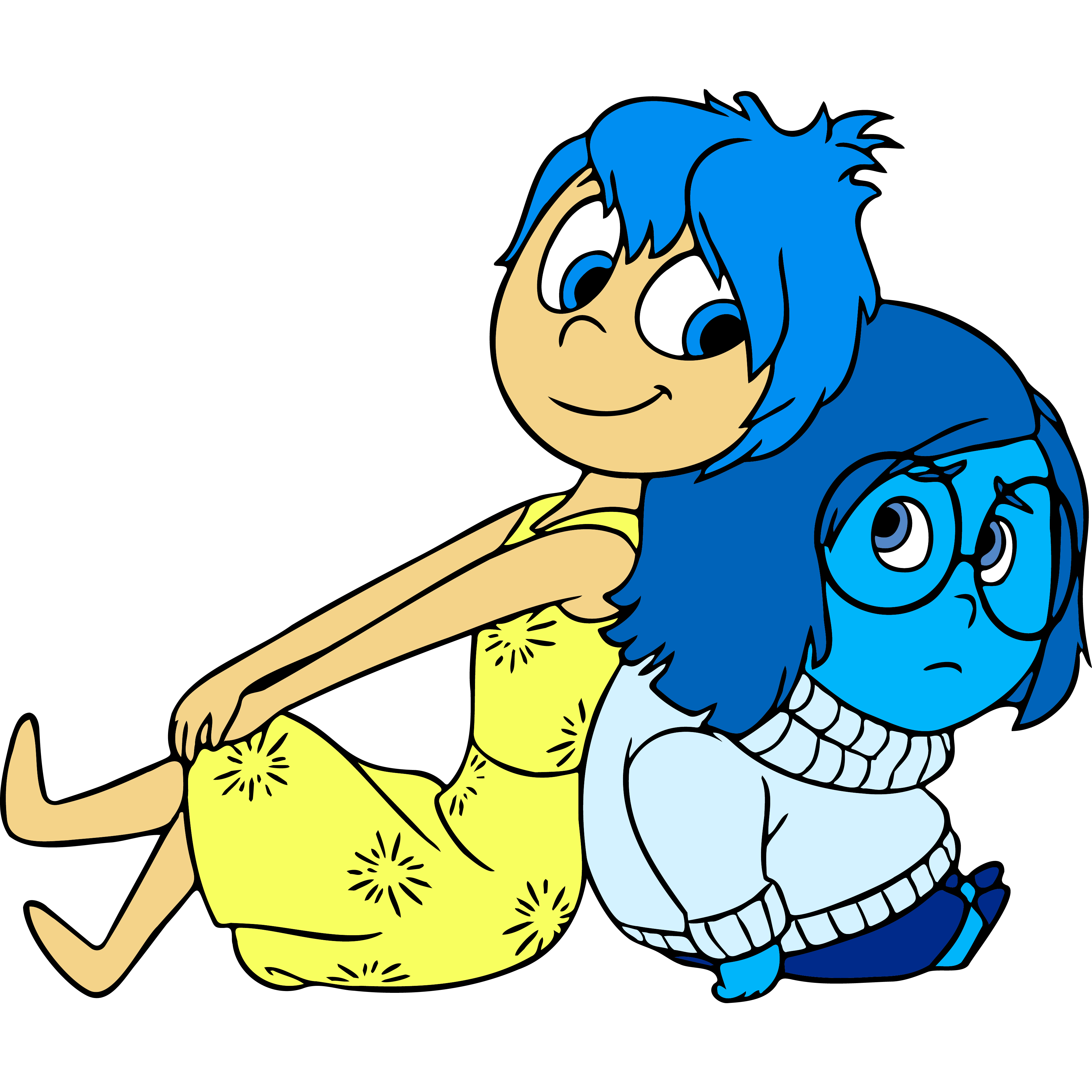 Joy and Sadness Svg, Inside Out Svg, Inside Out logo Svg, Fe | Inspire ...