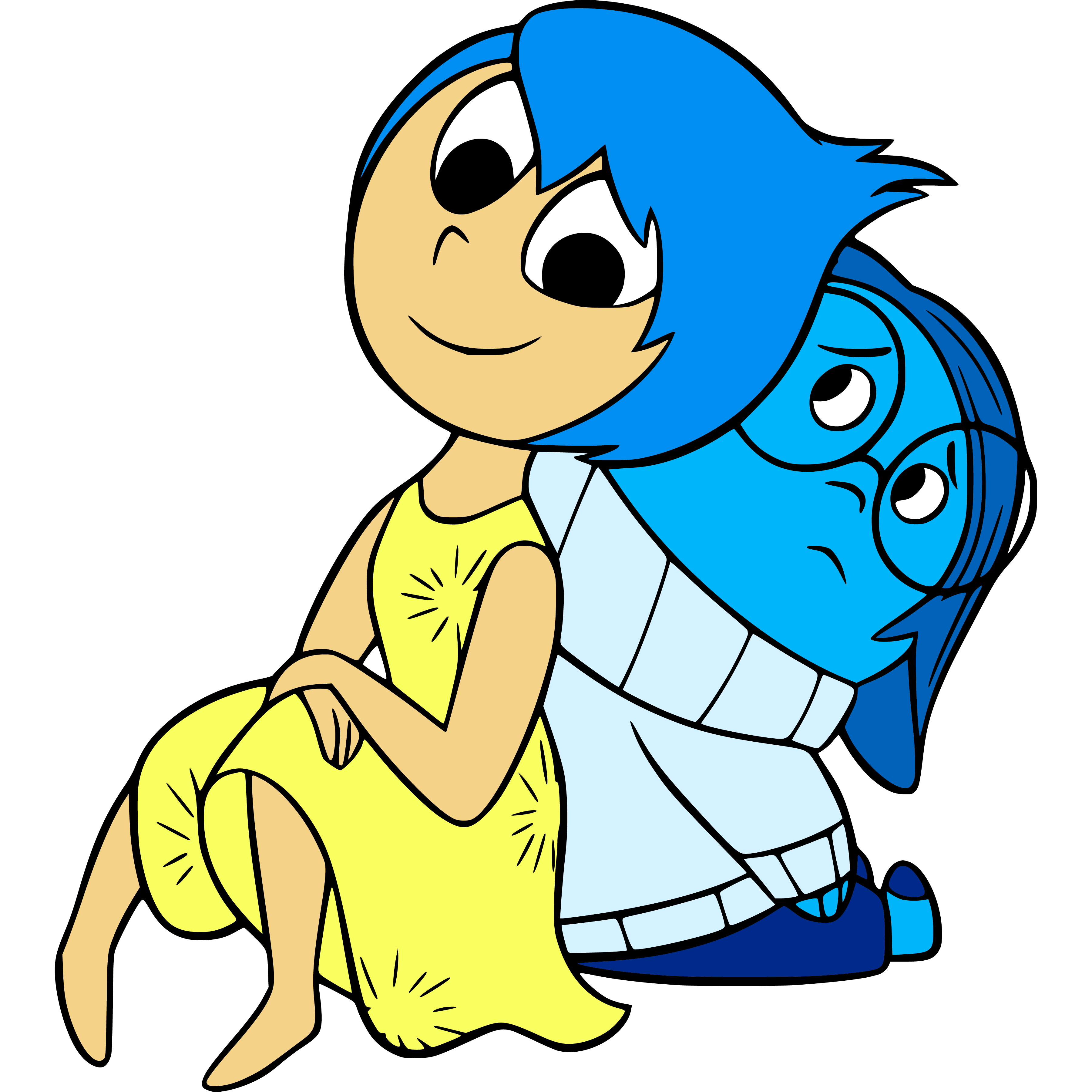 Joy and Sadness Svg, Inside Out Svg, Inside Out logo Svg, Fe | Inspire ...