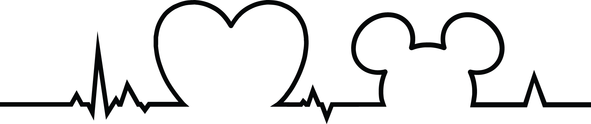 Mickey heart beat Svg, Disney family Svg, Minnie Svg, Minnie | Inspire ...