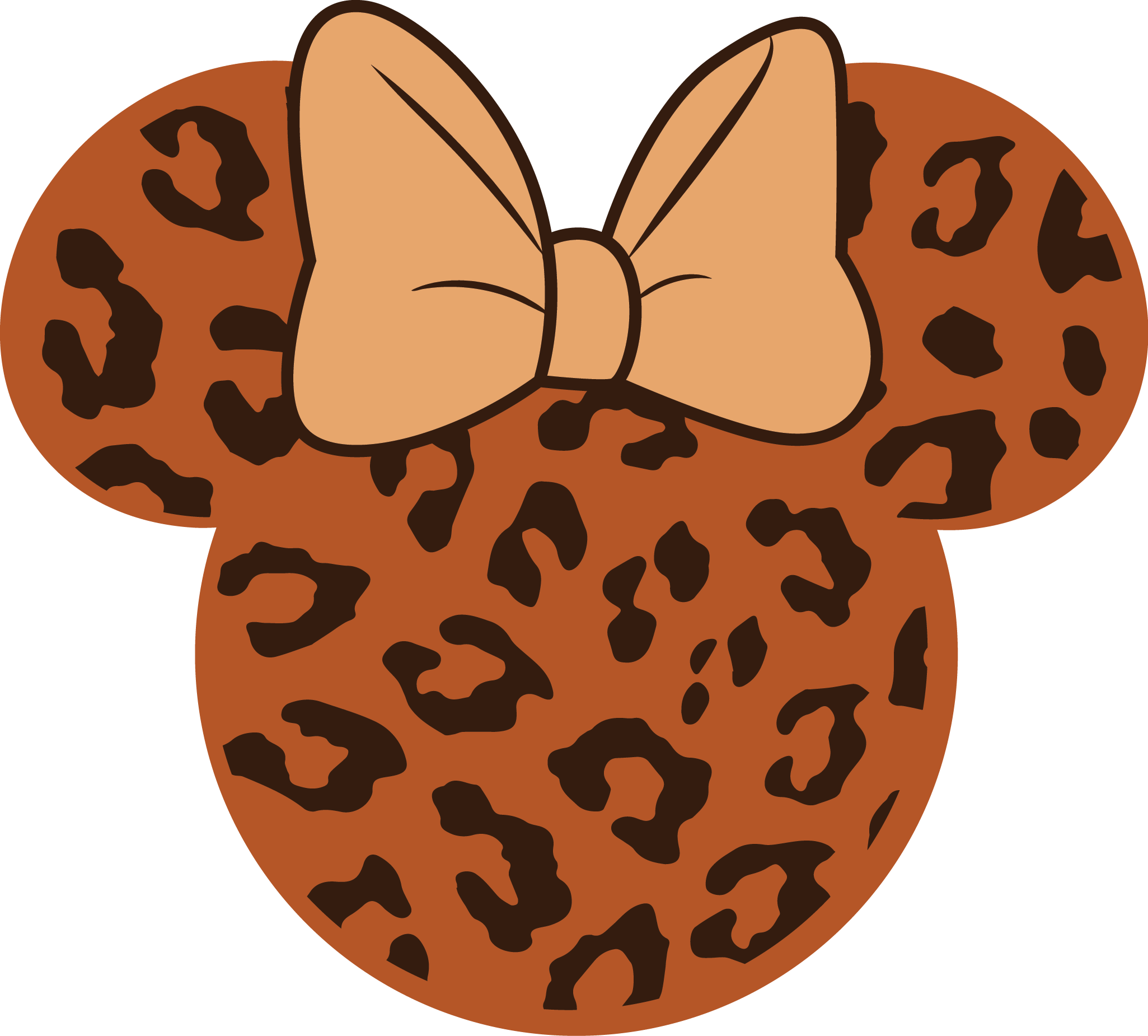 Minnie mouse cheetah, Disney family Svg, Minnie Svg, Minnie - Inspire ...