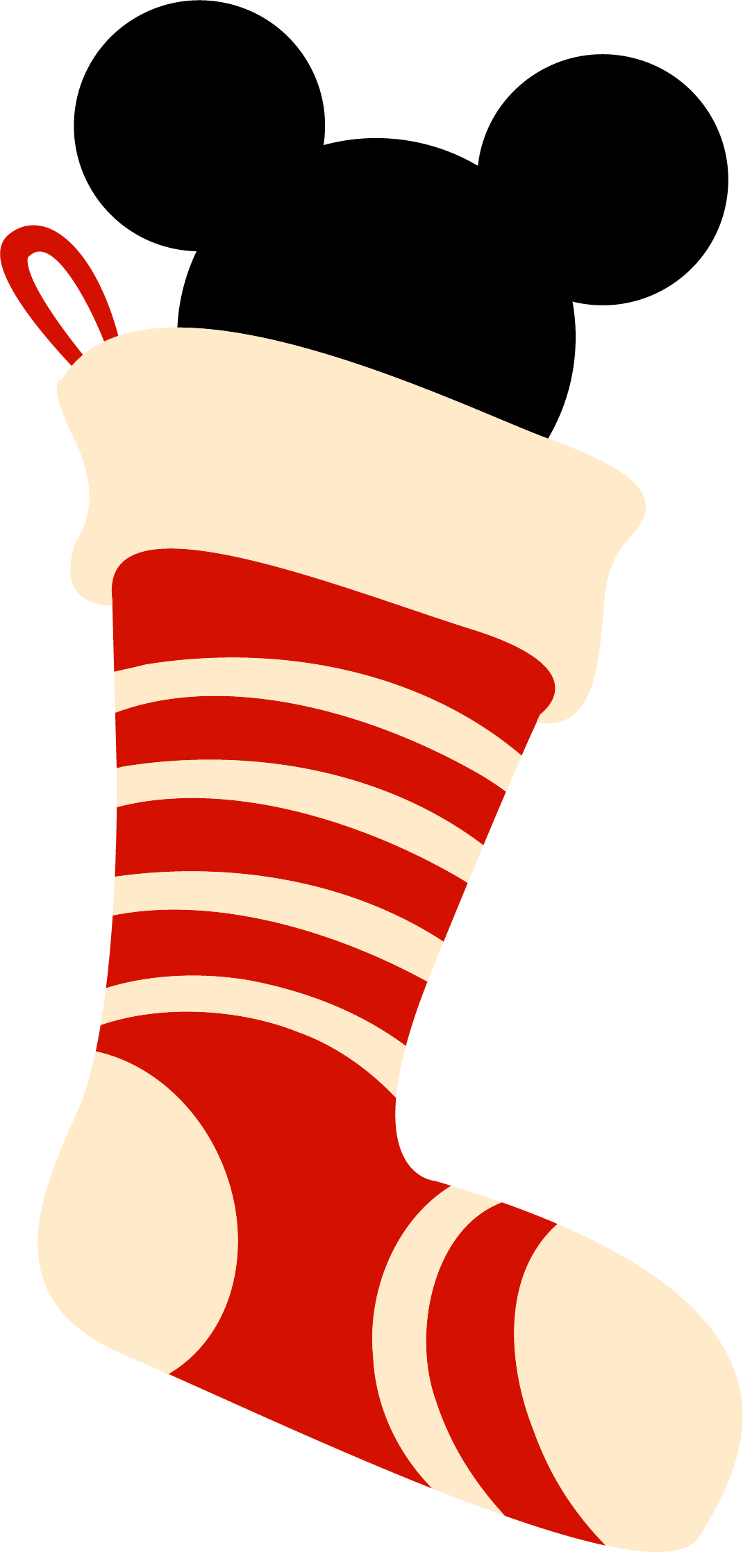 Mickey And Minnie Christmas Socks Svg, Mickey head disney ch | Inspire ...