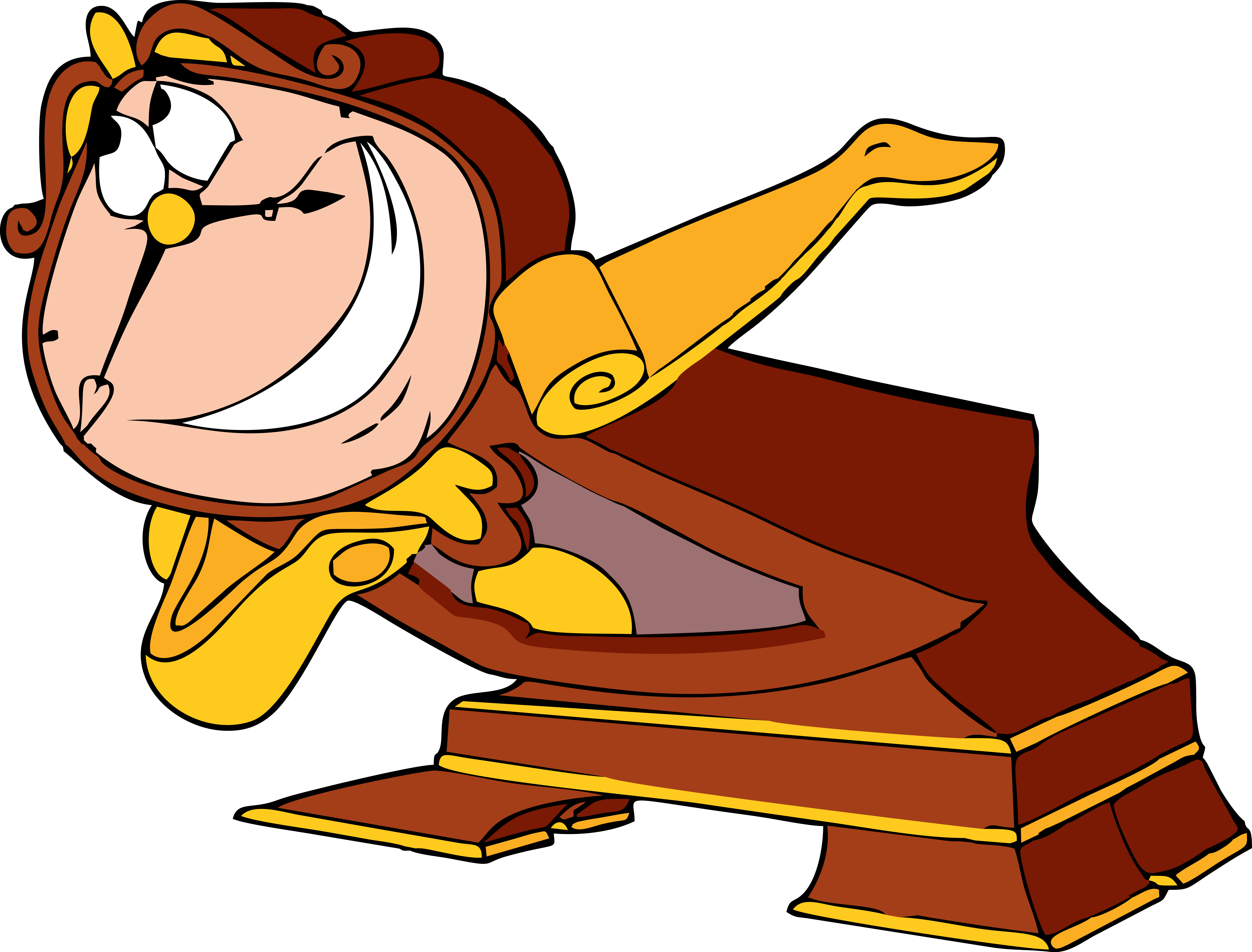 Cogsworth Svg, Beauty and The Beast Svg, Beauty and The Beas | Inspire ...