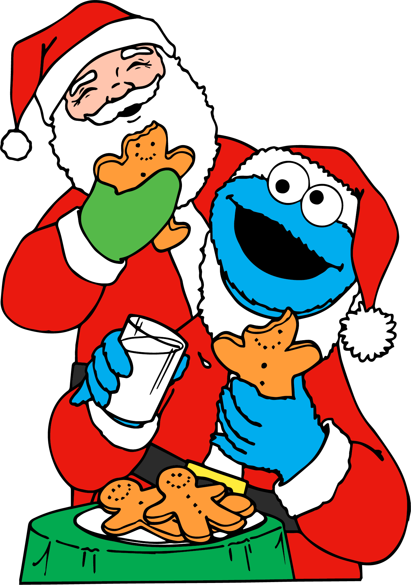 Elmo Svg, Sesame street chrismas Svg, Sesam Street Svg, Mons - Inspire ...