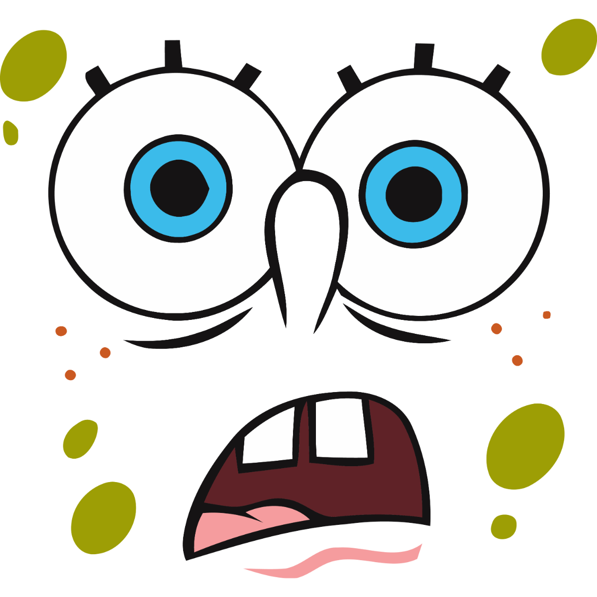 Spongebob Face Svg, Spongebob Unique Designs, Sandy Cheeks, | Inspire ...