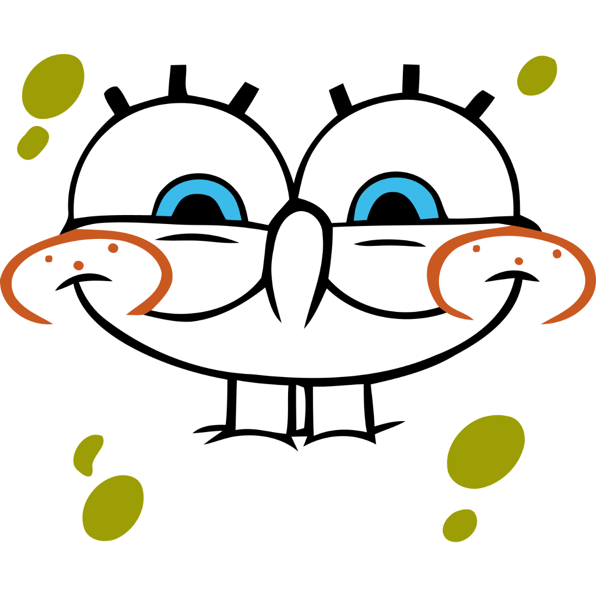 Spongebob Face Svg, Sponge Bob Svg, Spongebob Vector, Sponge | Inspire ...
