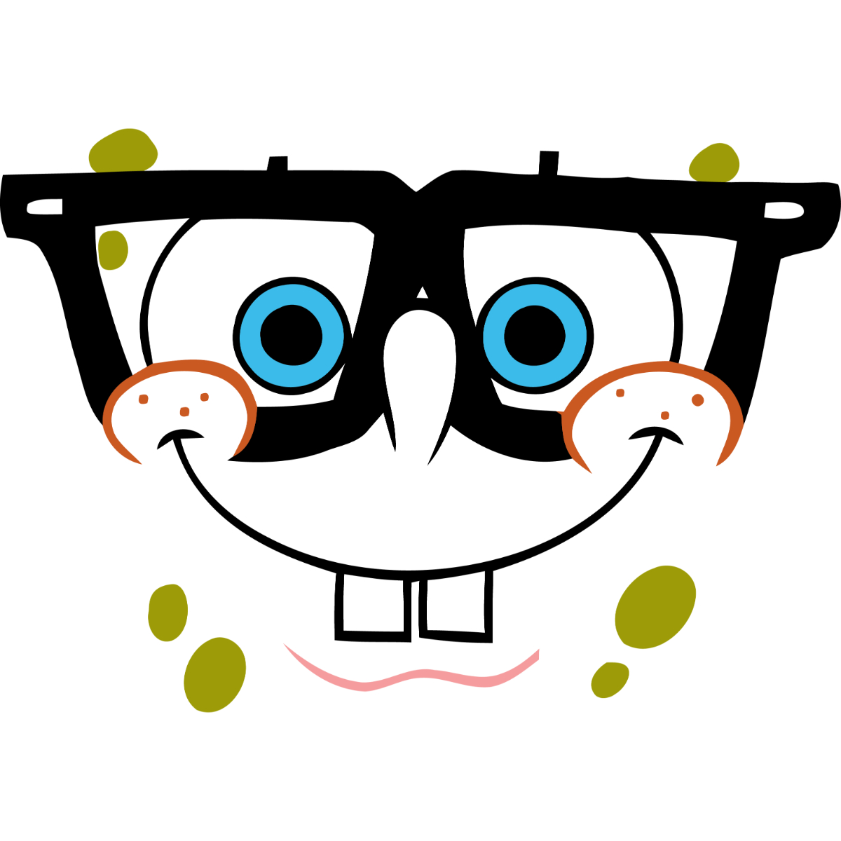 Spongebob Face Svg, Sponge Bob Svg, Spongebob Vector, Sponge | Inspire ...