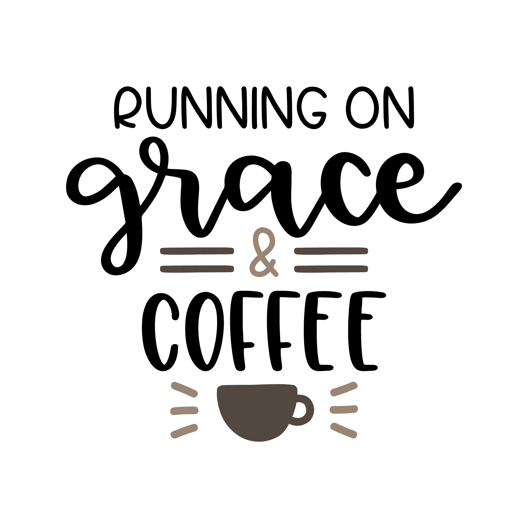 Running on grace and coffee Svg, Starbucks Coffee Cups Svg, | Inspire ...