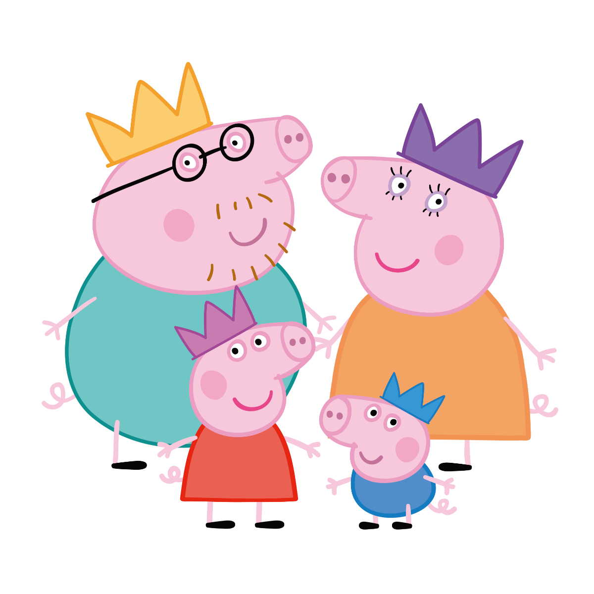 Peppa Pig Svg, Peppa pig logo Svg, Peppa pig family, peppa p - Inspire ...
