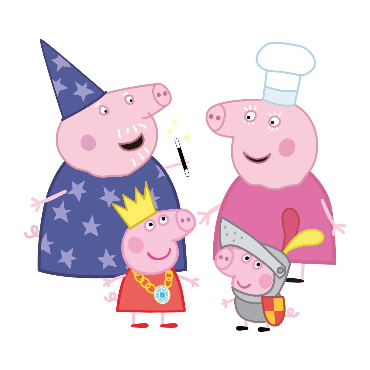 Peppa Pig Svg, Peppa pig logo Svg, Peppa pig family, peppa p | Inspire ...