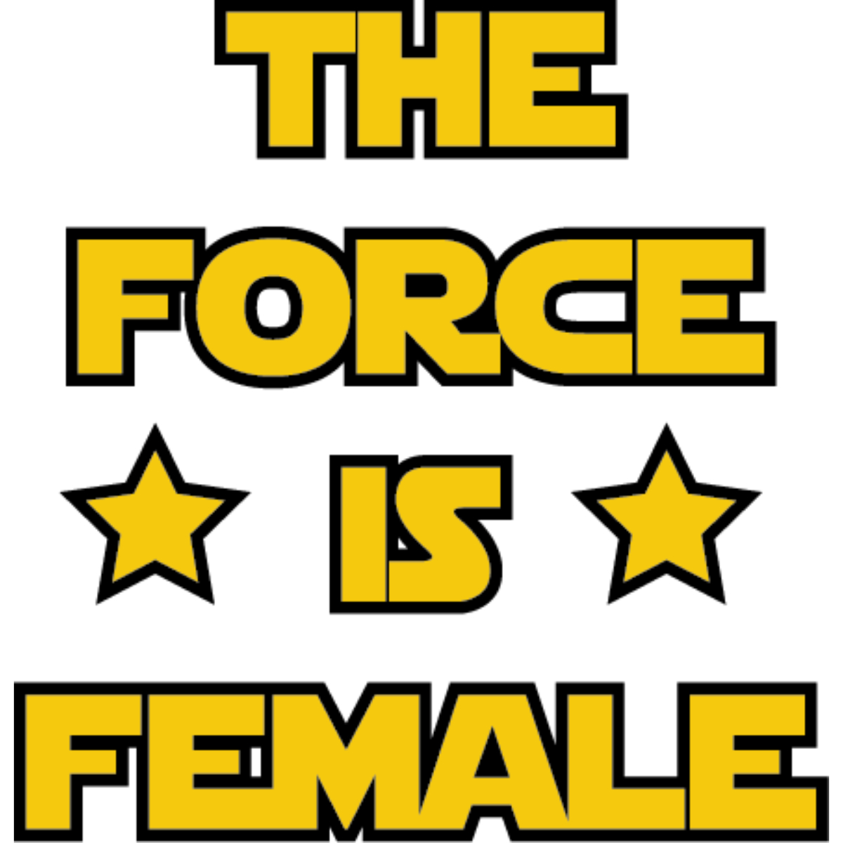 The Force is Female Svg, Star Wars Svg, Star Wars Png, Star | Inspire ...