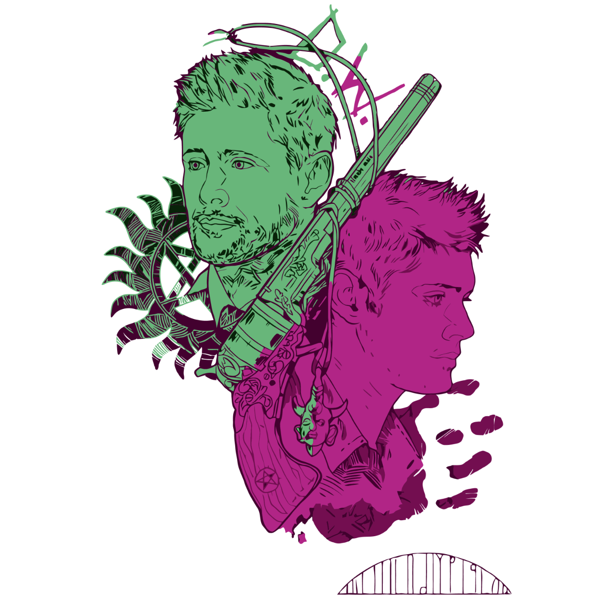 Dean Winchester Brothers Svg, Supernatural Svg, Supernatural | Inspire ...