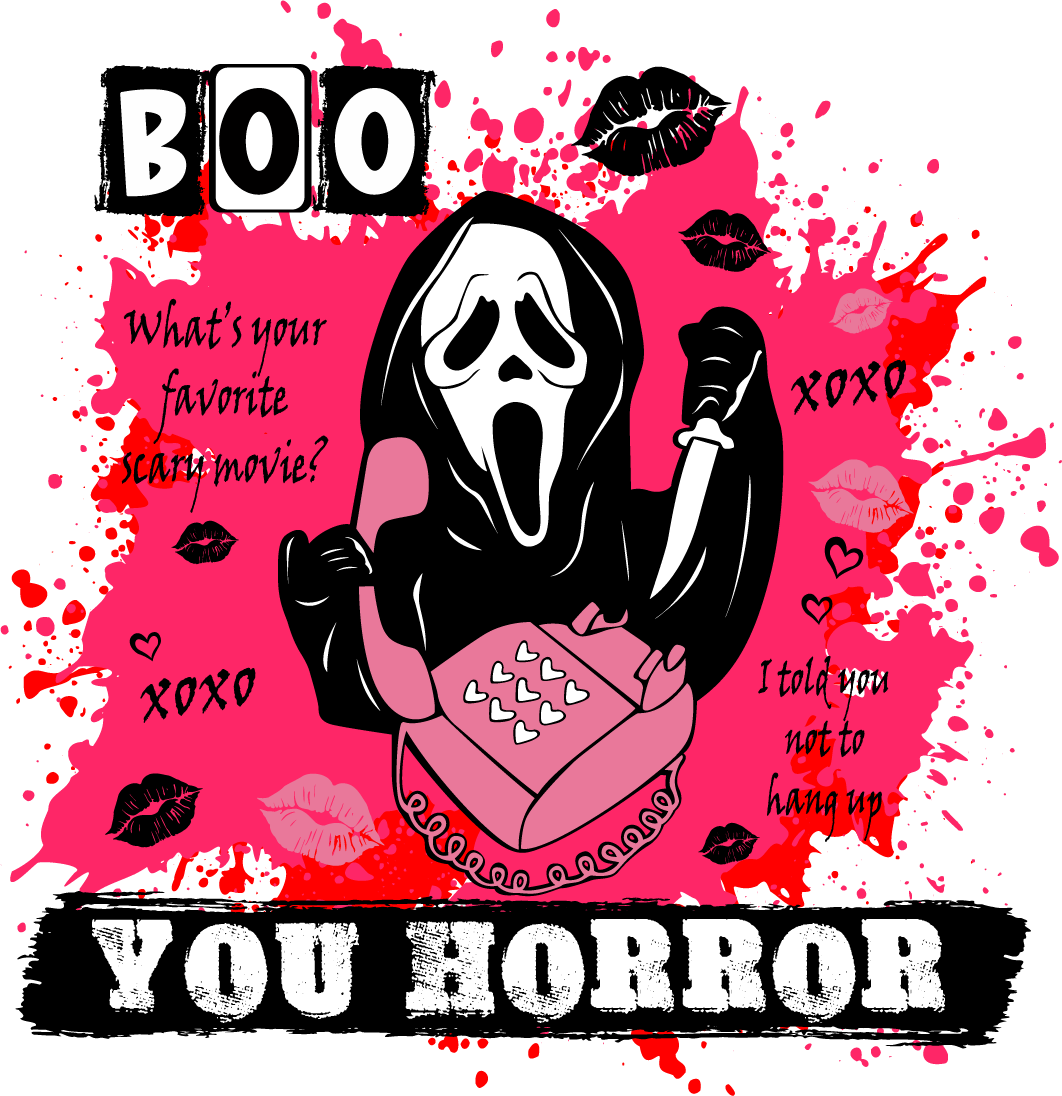 Boo You Horror Svg, Ghostface Svg, Scream Svg, Scream face S - Inspire ...