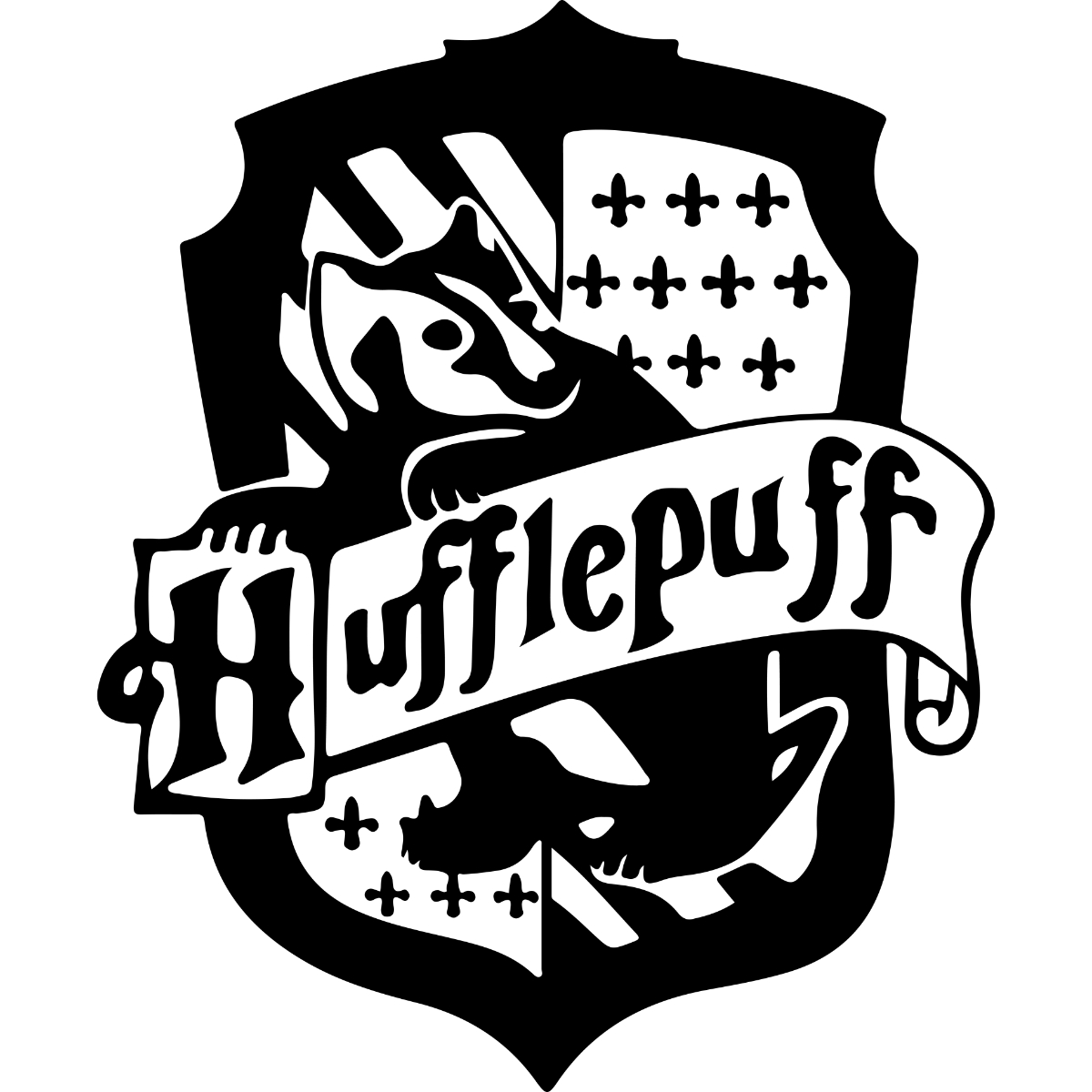 Hufflepuff Svg, Harry Potter Svg, Harry Potter logo Svg, Har | Inspire ...