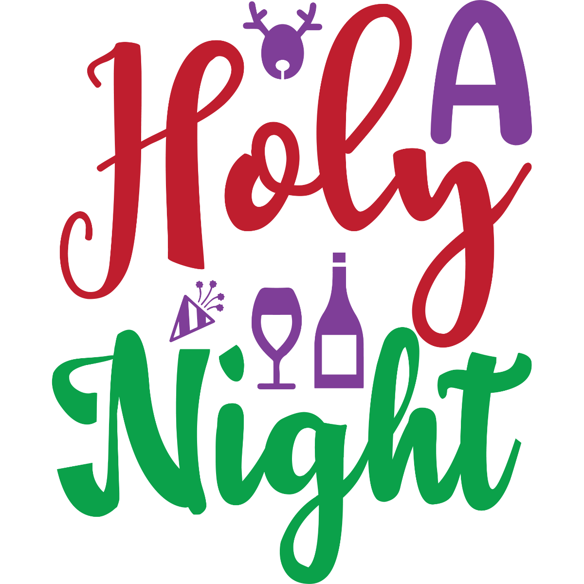 Holy a night Svg, Christmas Svg, Christmas logo Svg, Merry C | Inspire ...