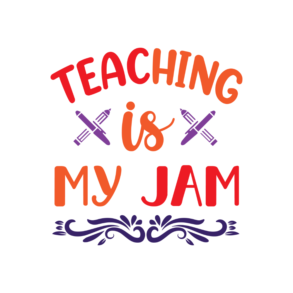 Teaching is my Jam Svg, Teacher Svg, Teacher gift Svg, Teach | Inspire ...