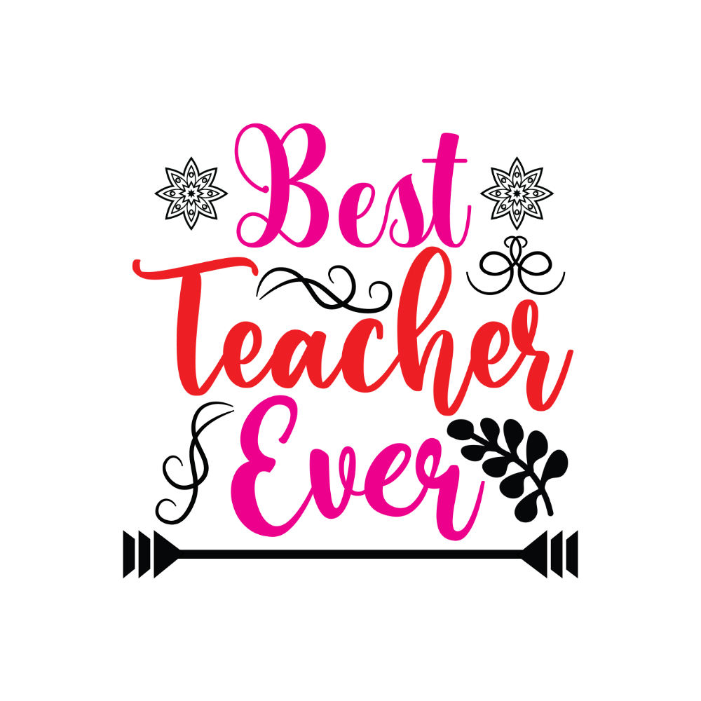 Best teacher ever Svg, Teacher Svg, Teacher gift Svg, Teache | Inspire ...