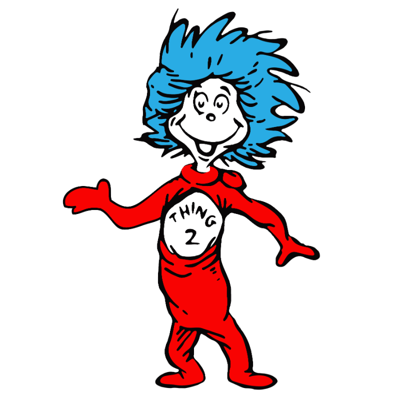 Thing 2 Svg, Dr Seuss Svg, Dr Seuss Logo Svg, Cat In The Hat - Inspire ...