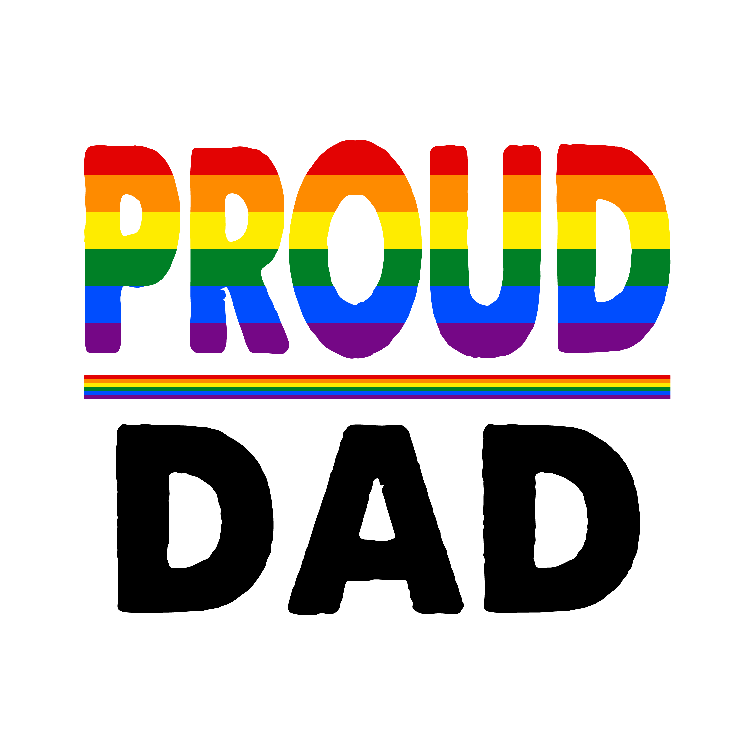 Proud Dad Svg, Pride, Lgbtq svg , Rainbow Pride, Instant Dow | Inspire ...