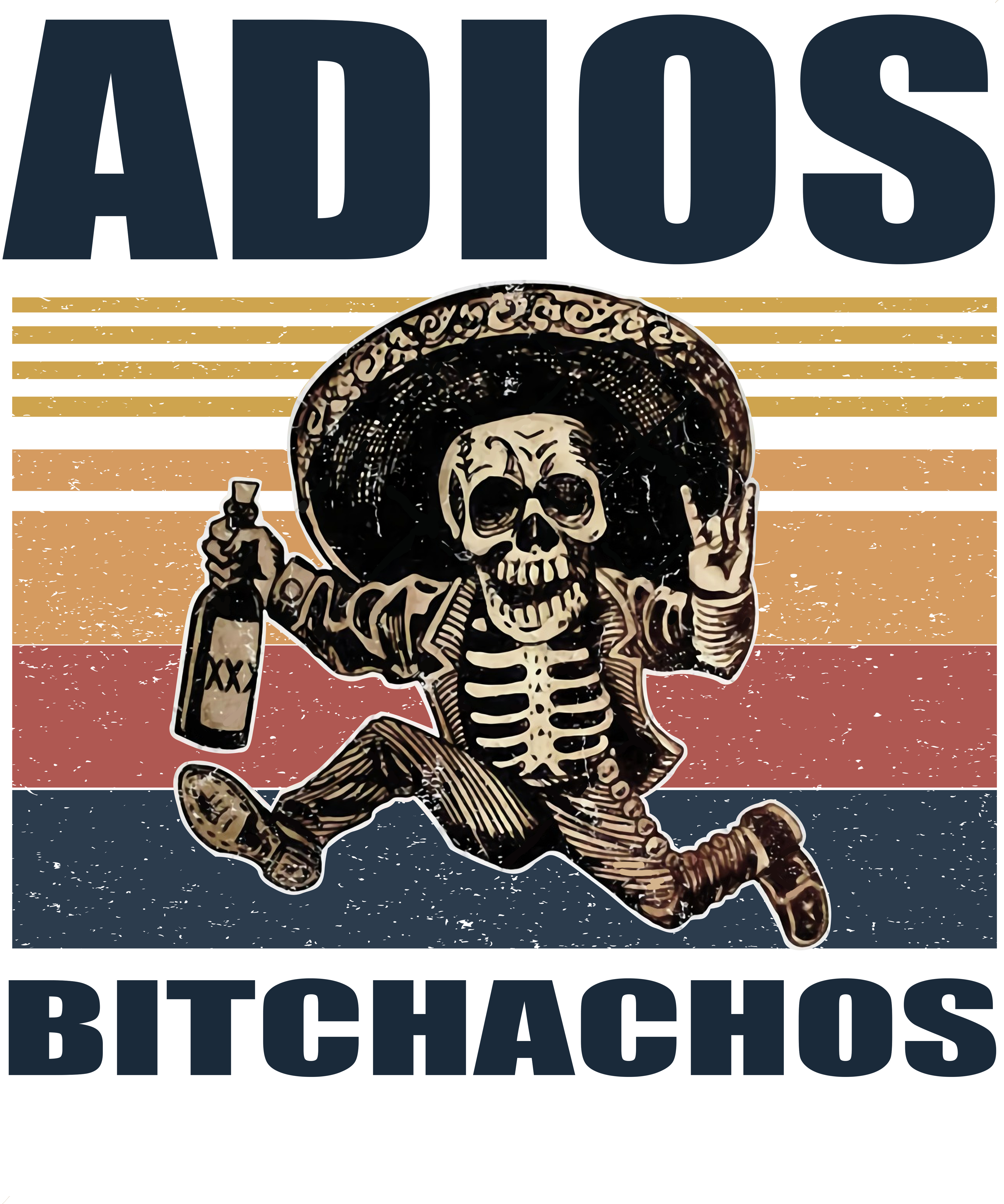 Retro Adios Bitchachos Skeleton Dodgeball SVG, Adios Bitchac | Inspire ...