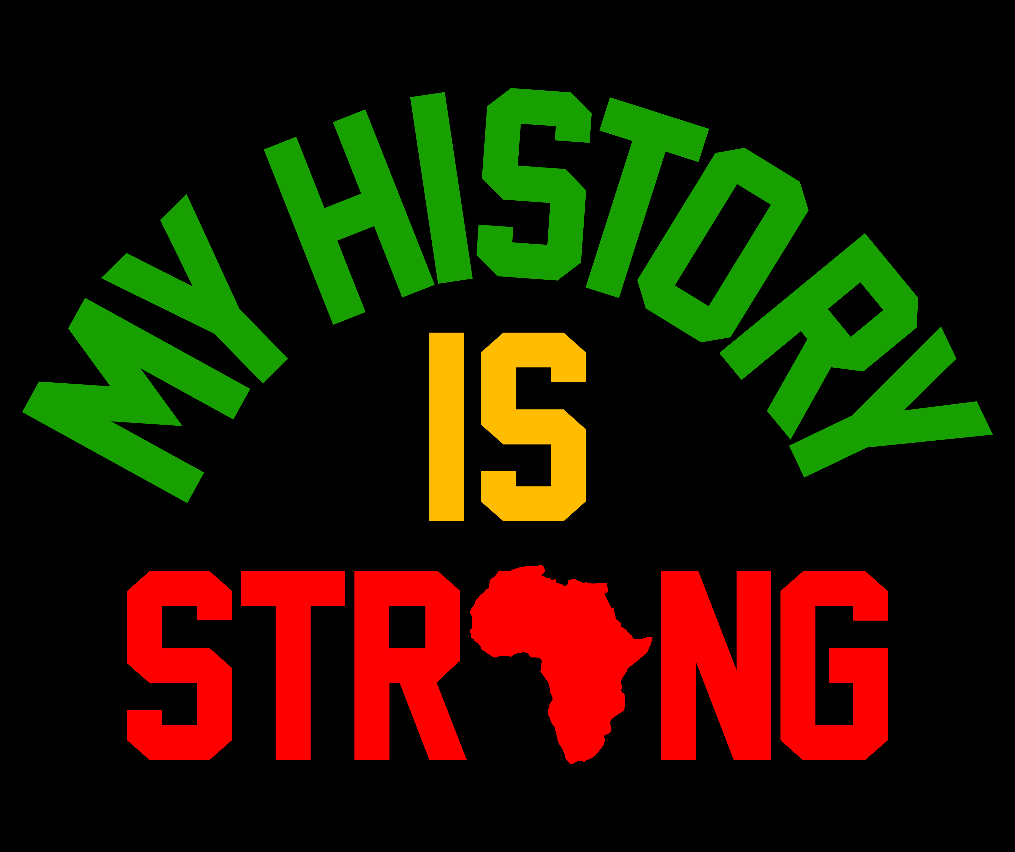 My history is strong Svg, Black girl Svg, Afro Woman Svg fil - Inspire ...