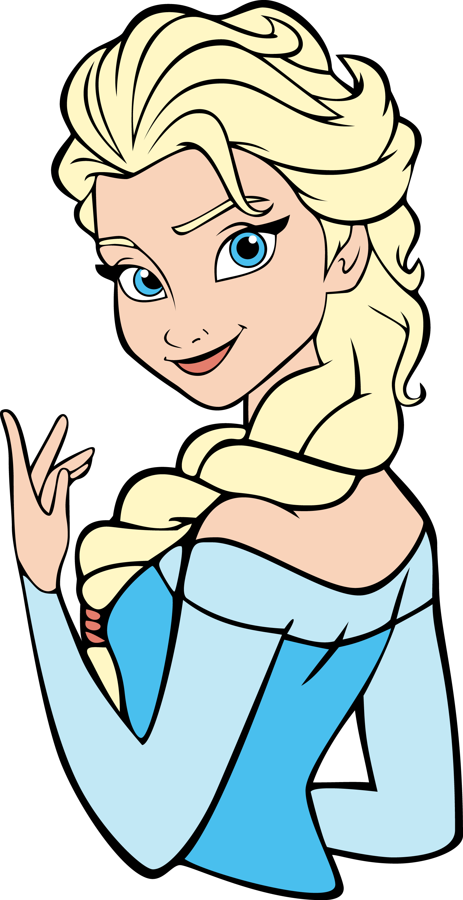 Elsa, Disney Princess Christmas Clipart, Princesses Christma | Inspire ...