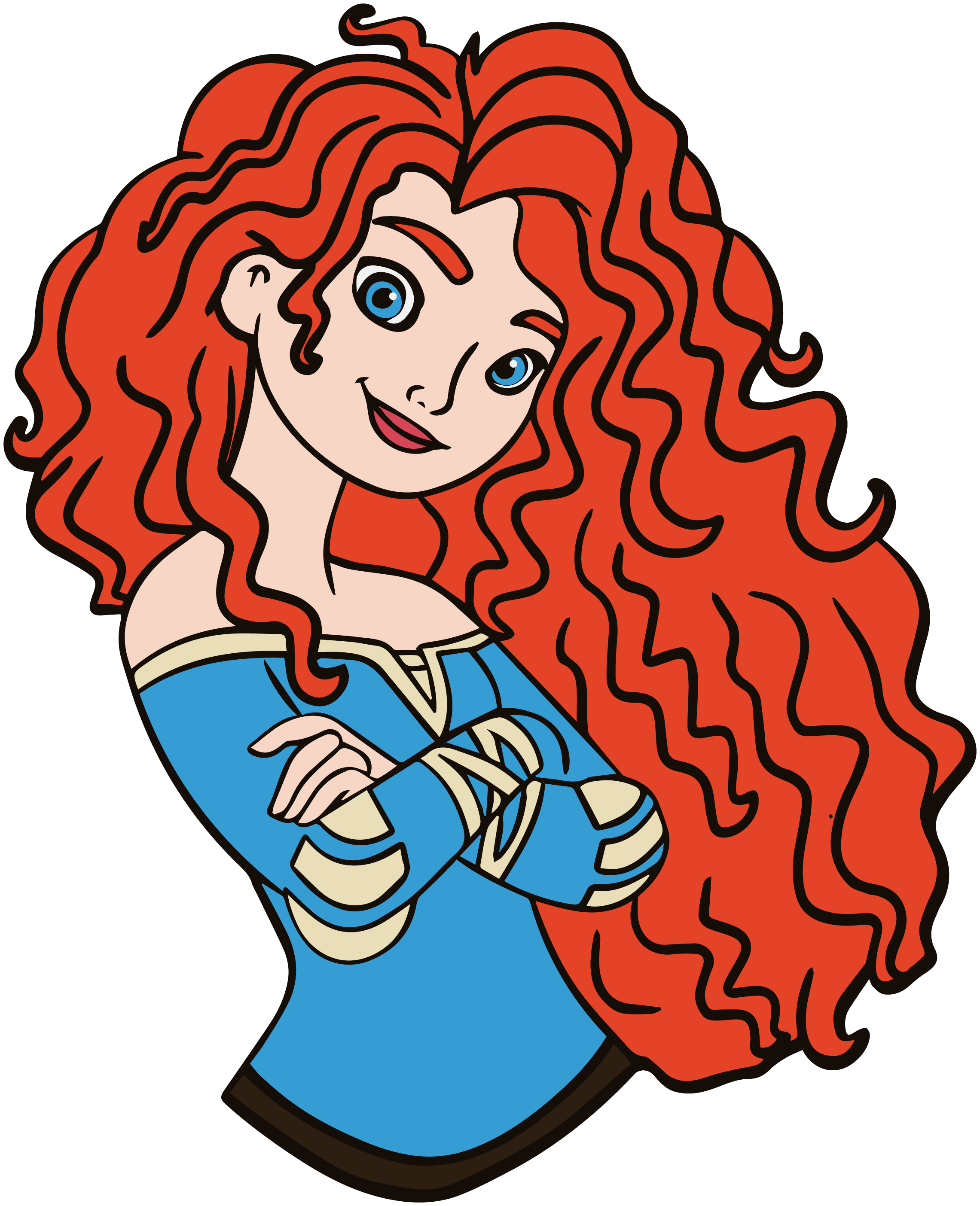Merida, Disney Princess Christmas Clipart, Princesses Christ | Inspire ...