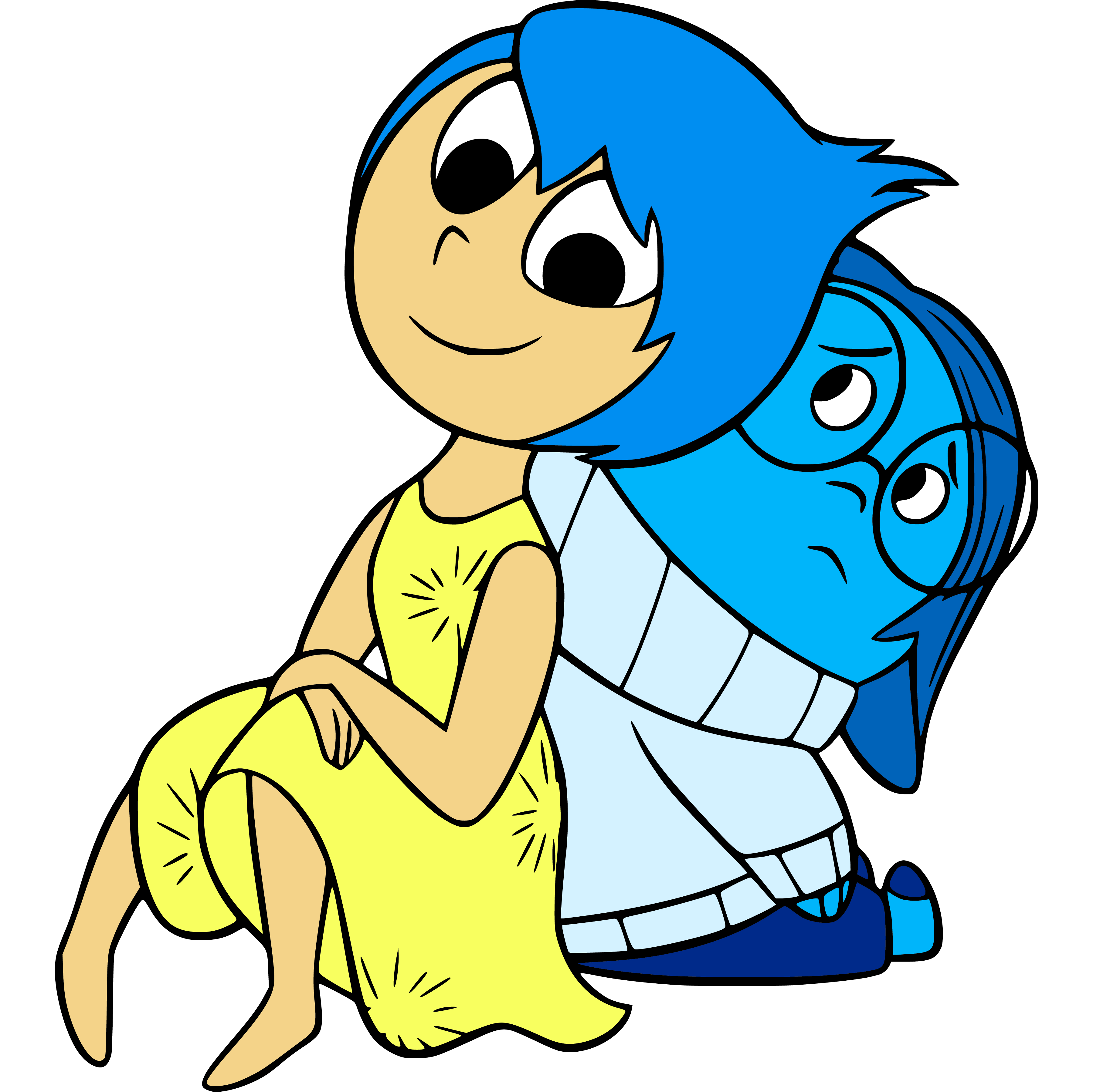 Joy and Sadness Svg, Inside Out Svg, Inside Out logo Svg, Fe | Inspire ...