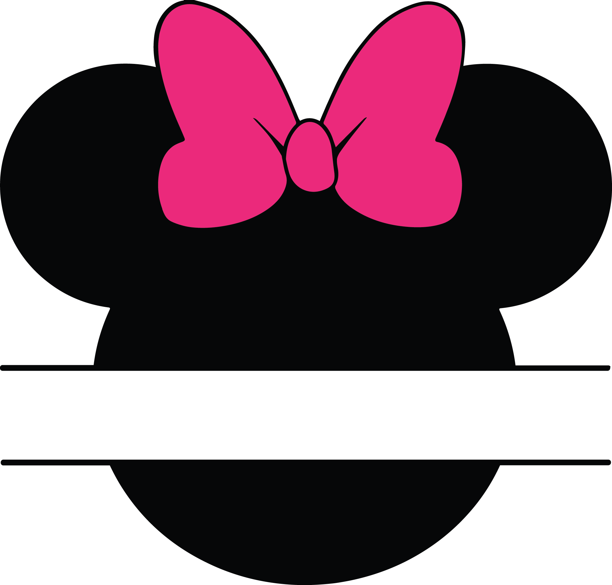 Minnie Split Svg, Minnie Svg, Disney family Svg, Minnie logo | Inspire ...