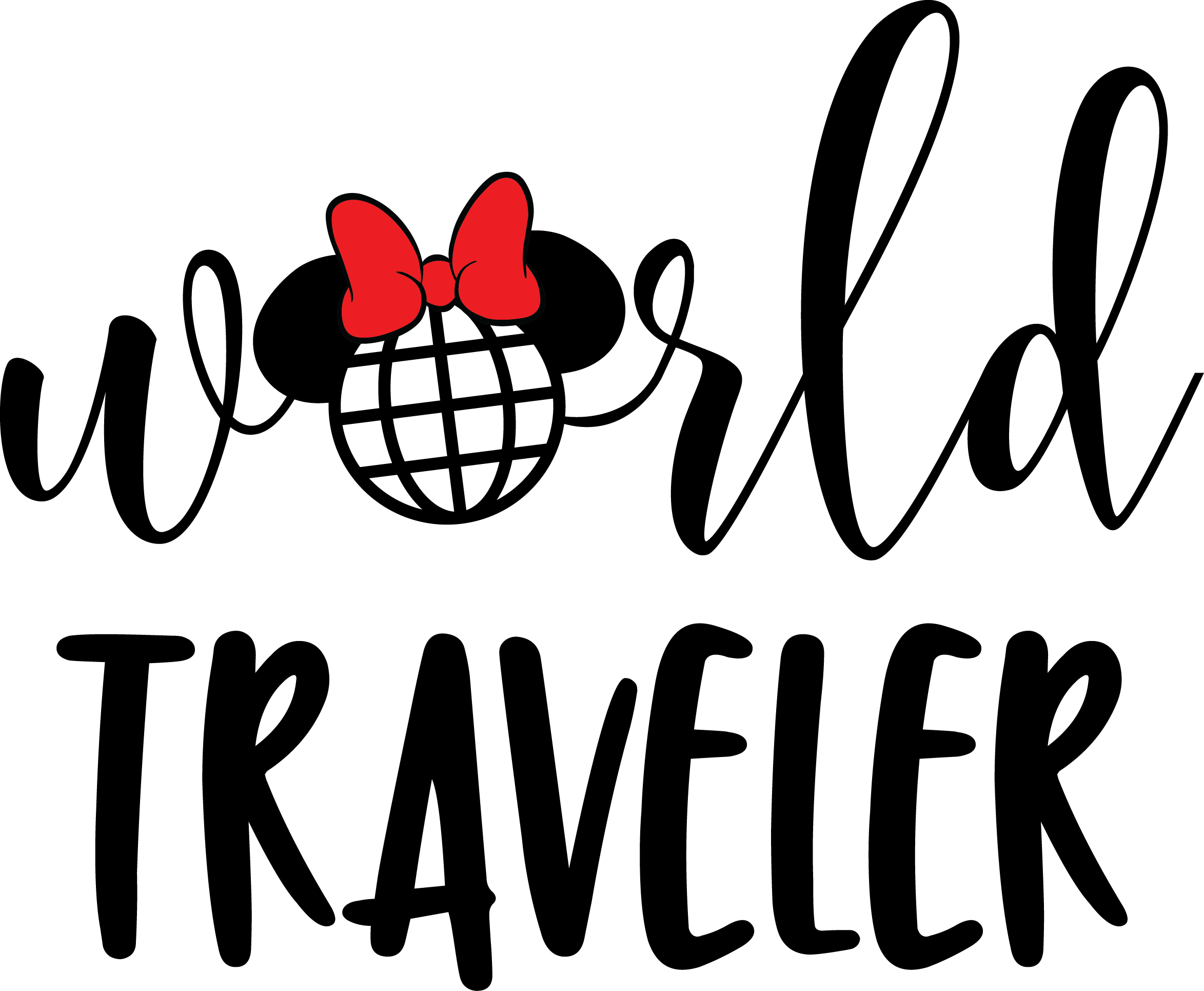 World traveler Svg, Disney family Svg, Minnie logo Svg, Minn | Inspire ...
