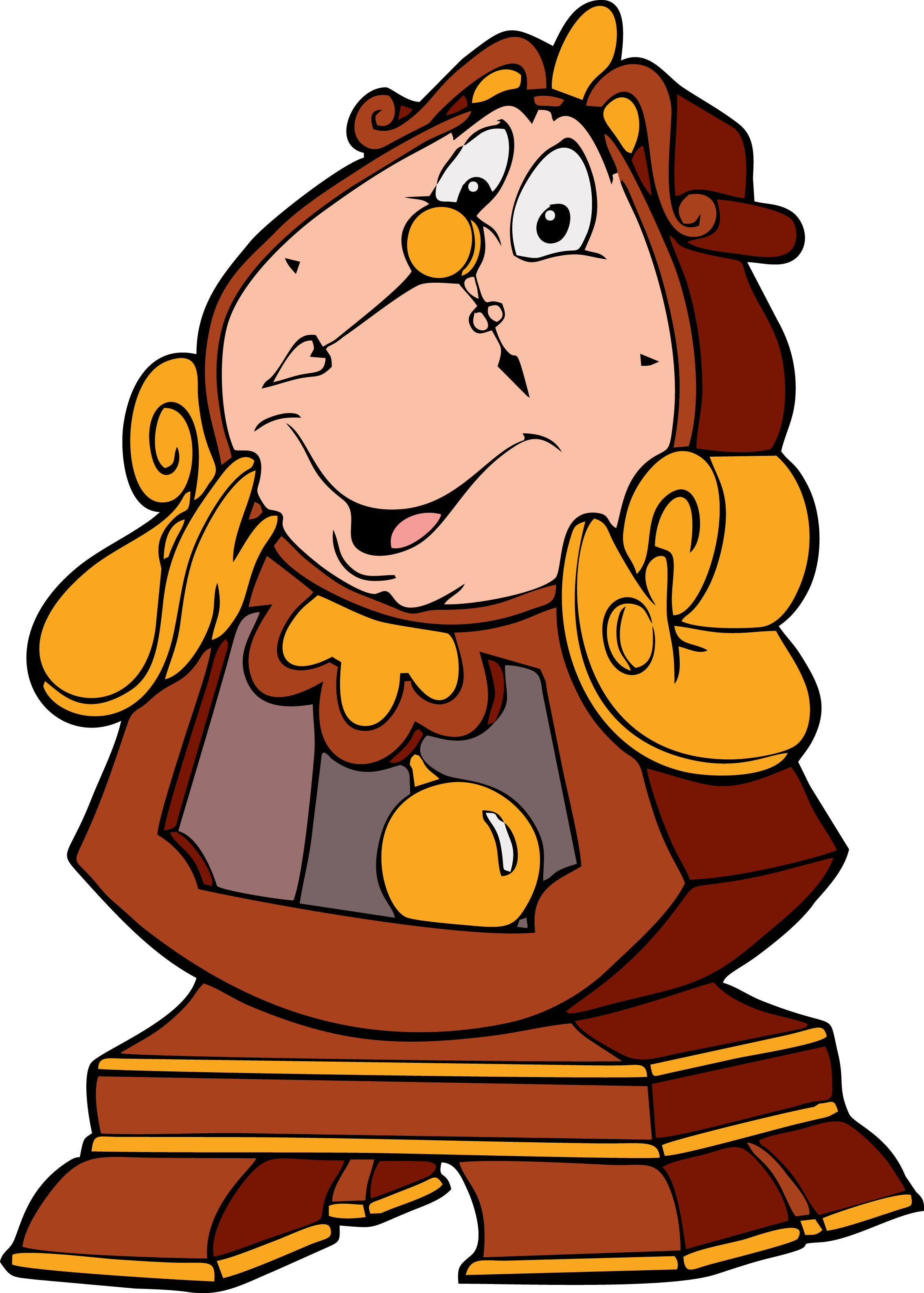 Cogsworth Svg, Beauty and The Beast Svg, Beauty and The Beas | Inspire ...