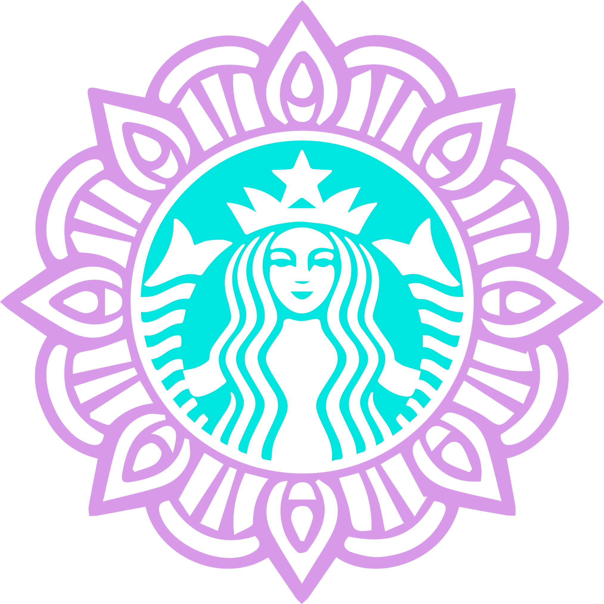 Flower Starbuck Svg, Starbucks Svg, Starbucks Logo Svg, Flow | Inspire ...