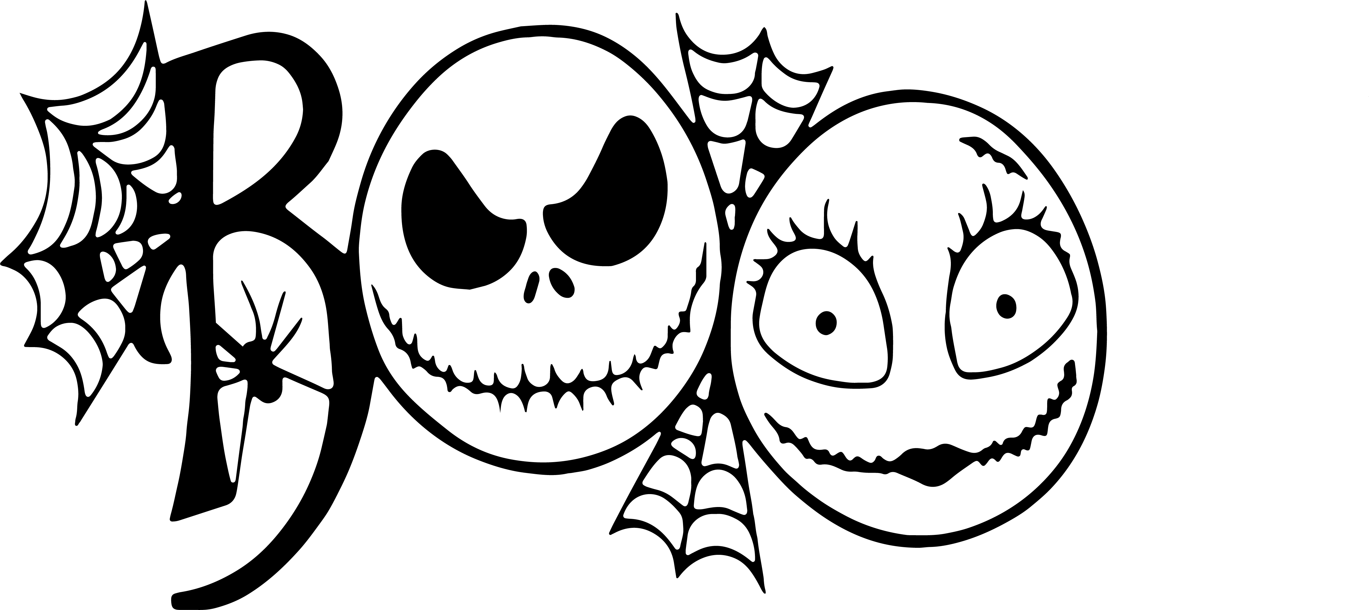Boo Svg, Boo jack Svg, Nightmare Before Christmas Svg, Night | Inspire ...