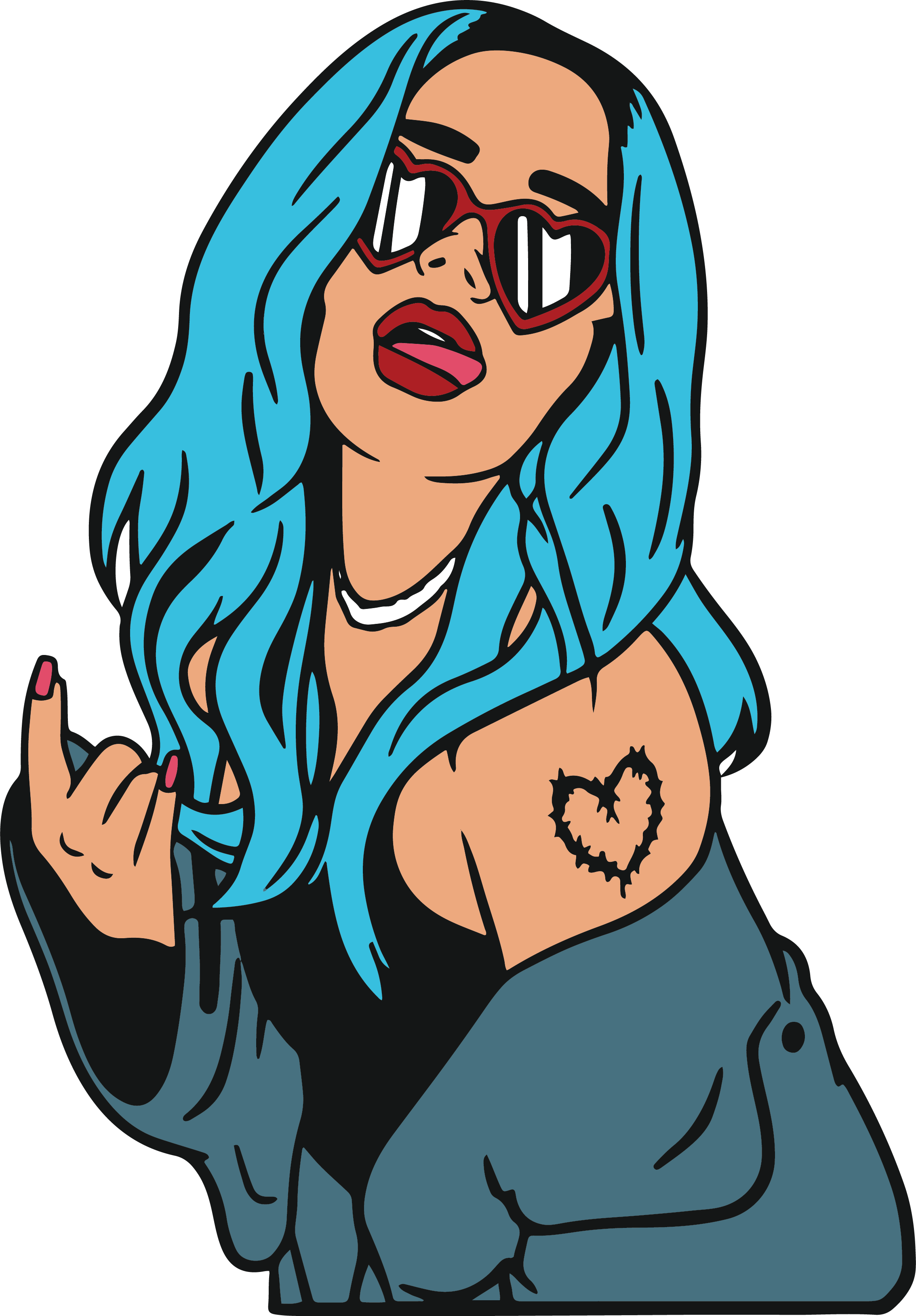 Karol G With Red Hair Png, Bichota Png, La Bichota Png, Karo | Inspire ...