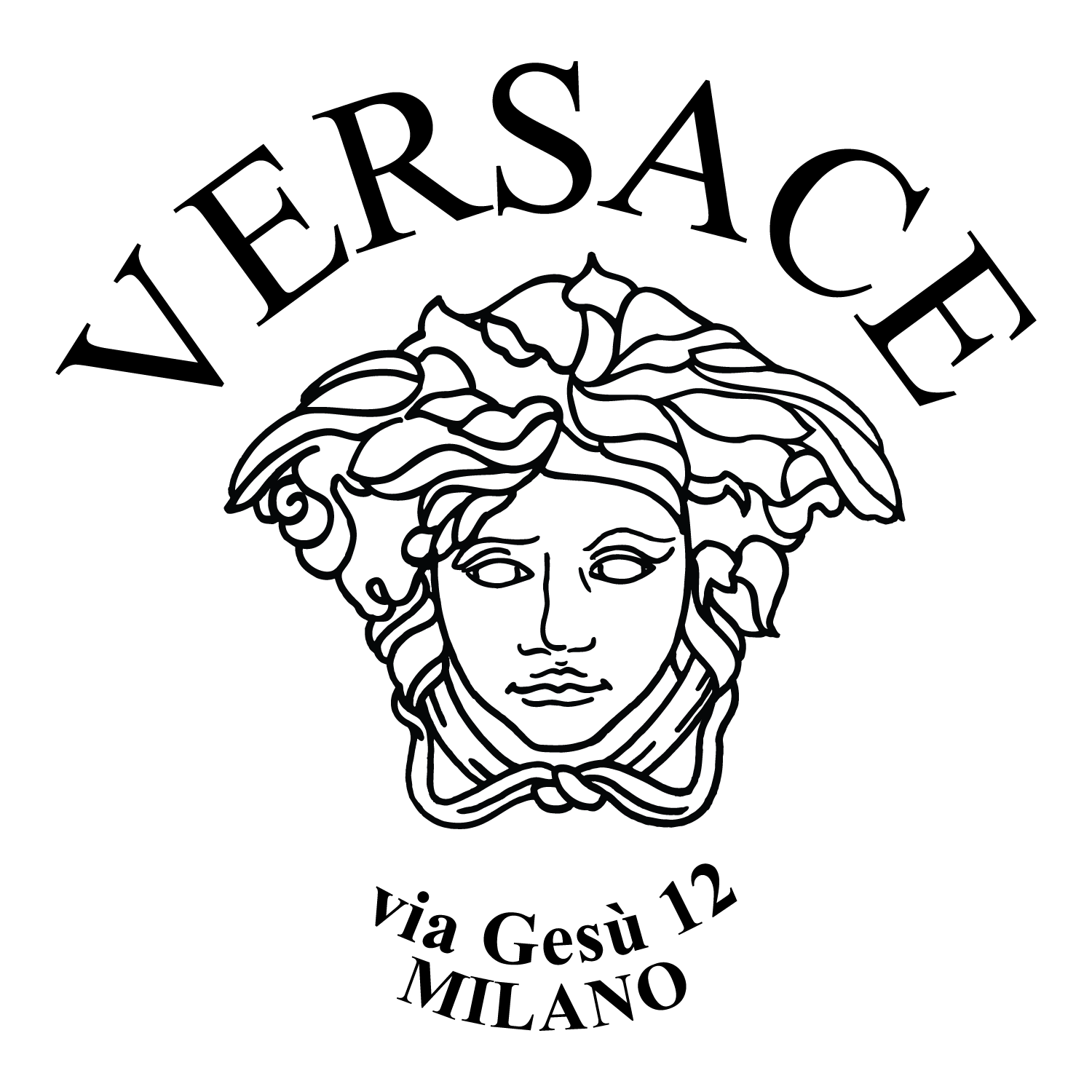 Versace Svg, Versace Logo Brand Svg, Logo Svg, Fashion Brand | Inspire ...
