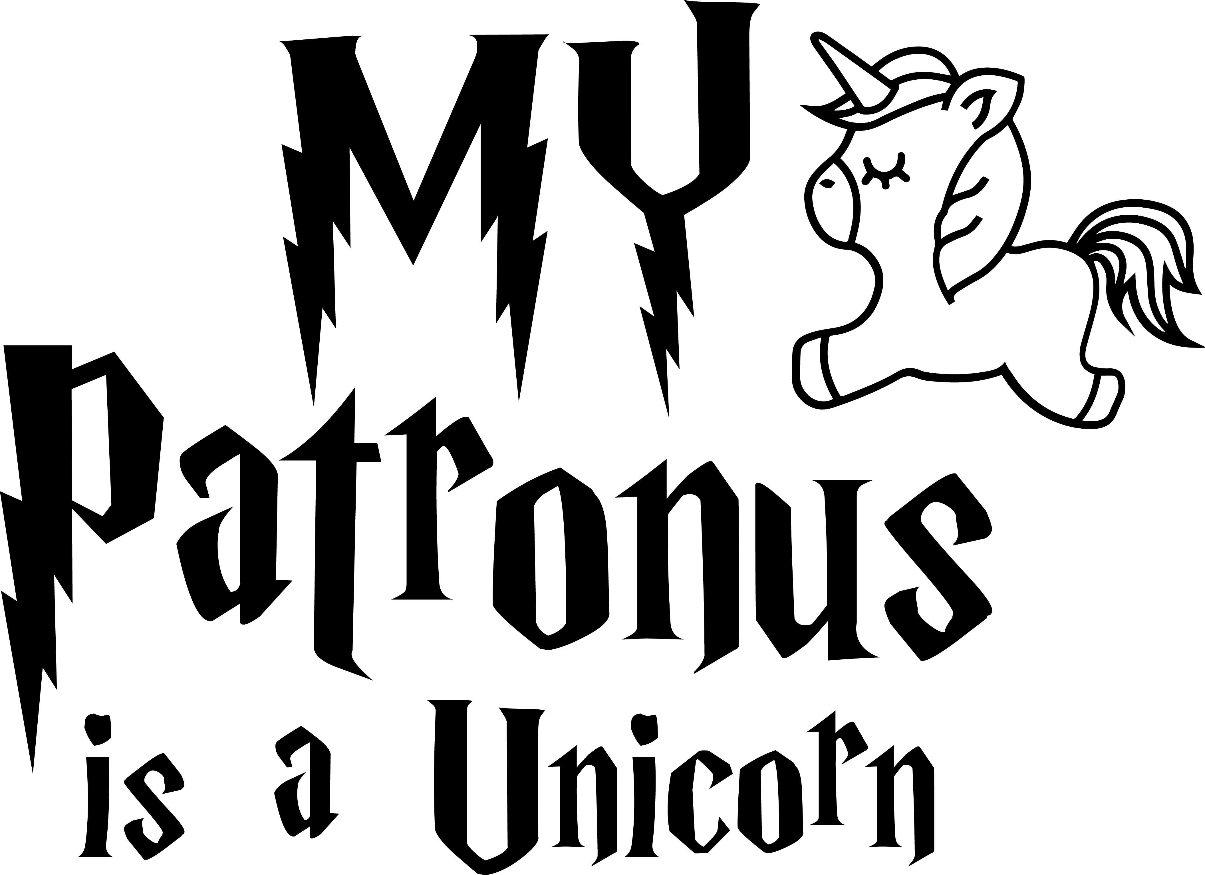 My patronus is a unicorn Svg, Harry Potter Svg, Harry Potter | Inspire ...