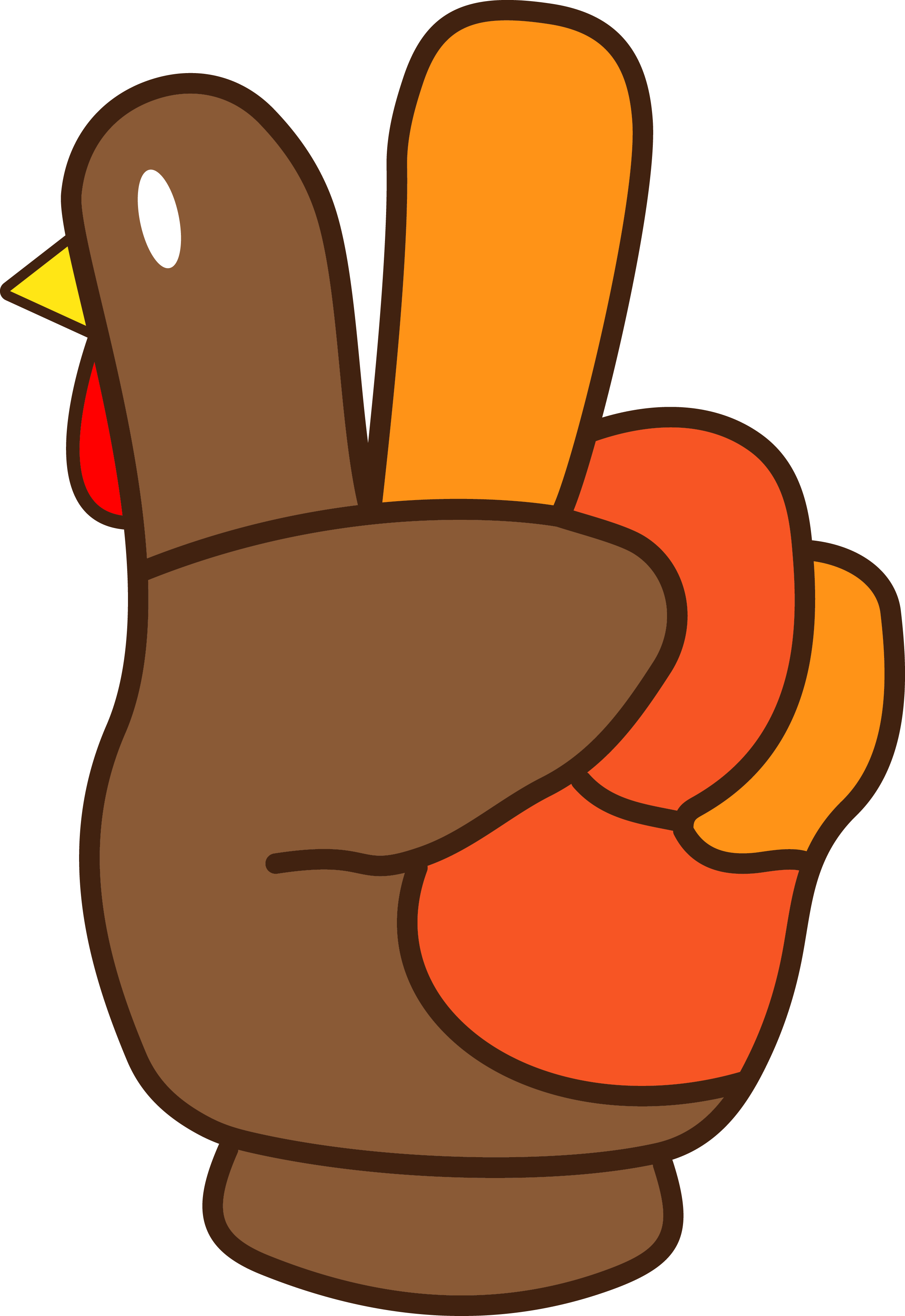 Peace Sign Turkey Hand Cool Svg, Turkey Svg, Thankful Svg, F | Inspire ...