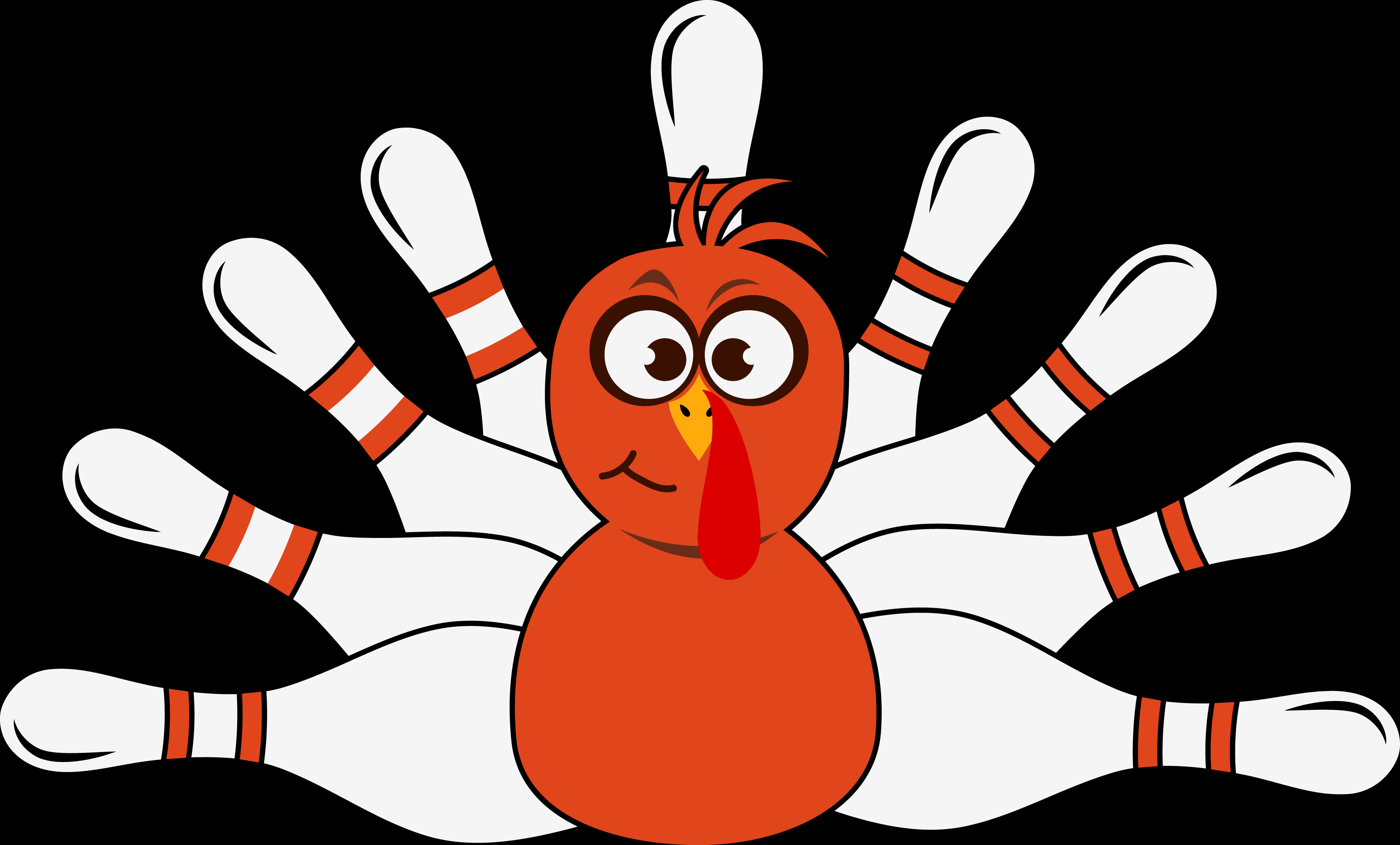 Turkey Bowling Thanksgiving Svg, Turkey Svg, Thankful Svg, F | Inspire ...