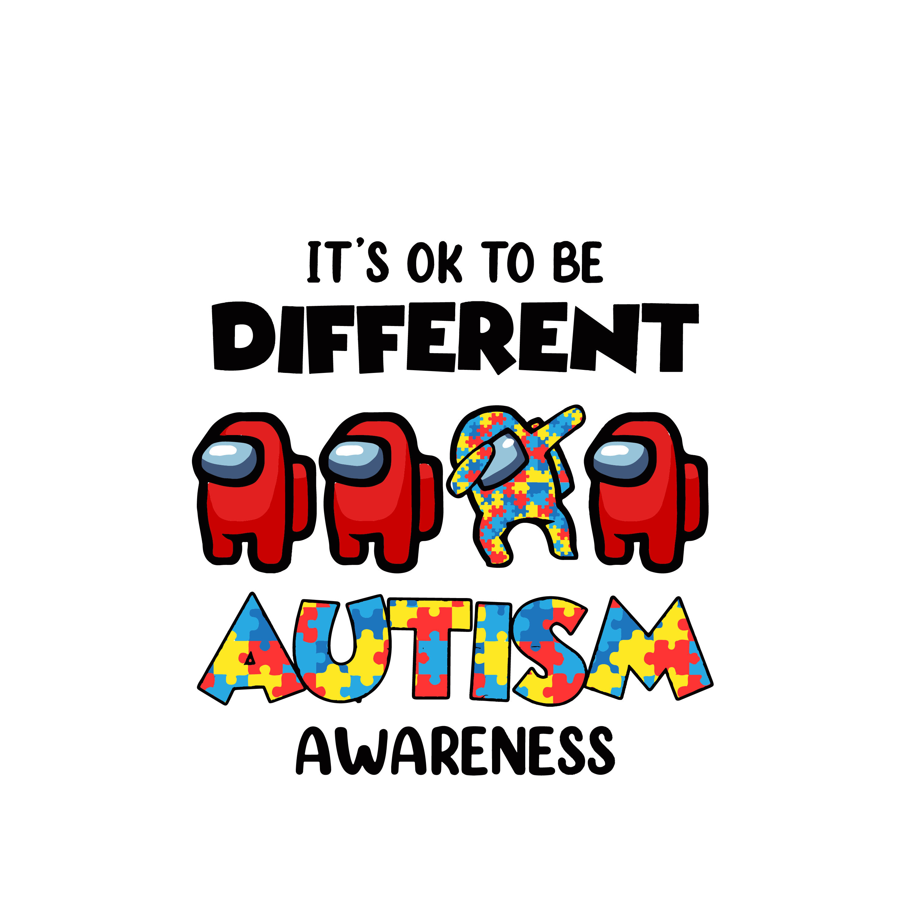 Its Ok To Be Different Autism Awareness Svg, Autism Svg, Awa | Inspire ...