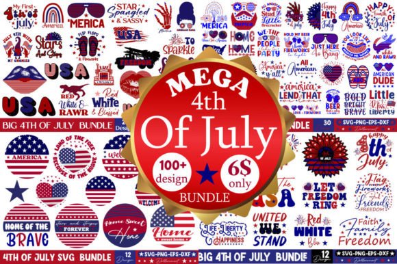 Mega 4th of July Svg Bundle, 4th of July Bundle Svg, 4th of | Inspire ...