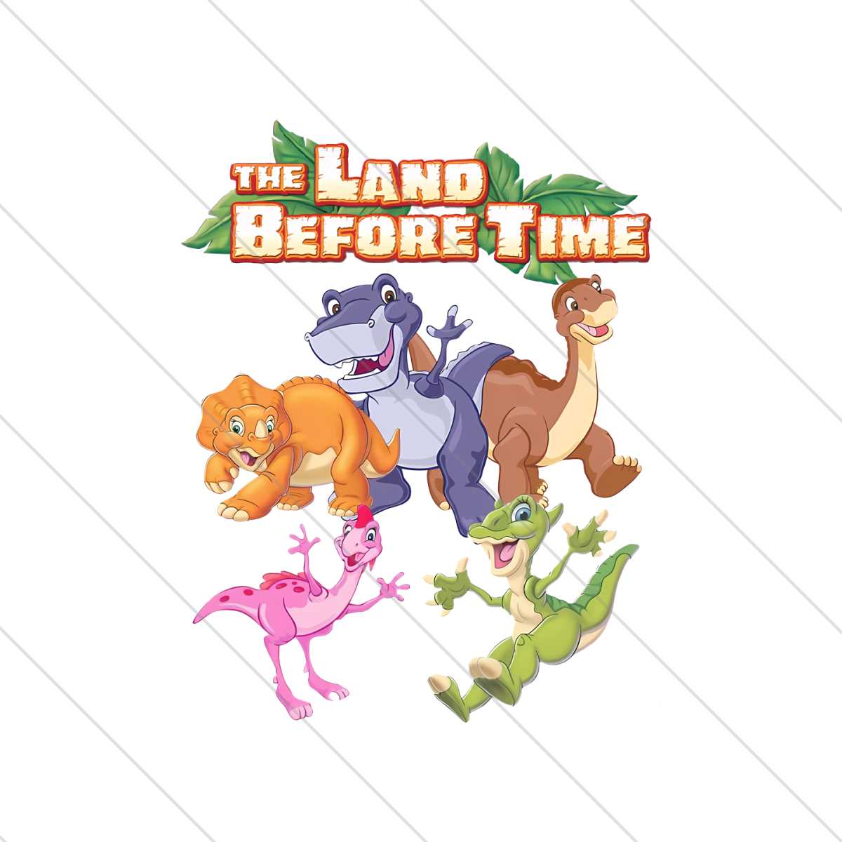 Funny Land Before Time Cartoon Characters PNG File Digital - Inspire Uplift