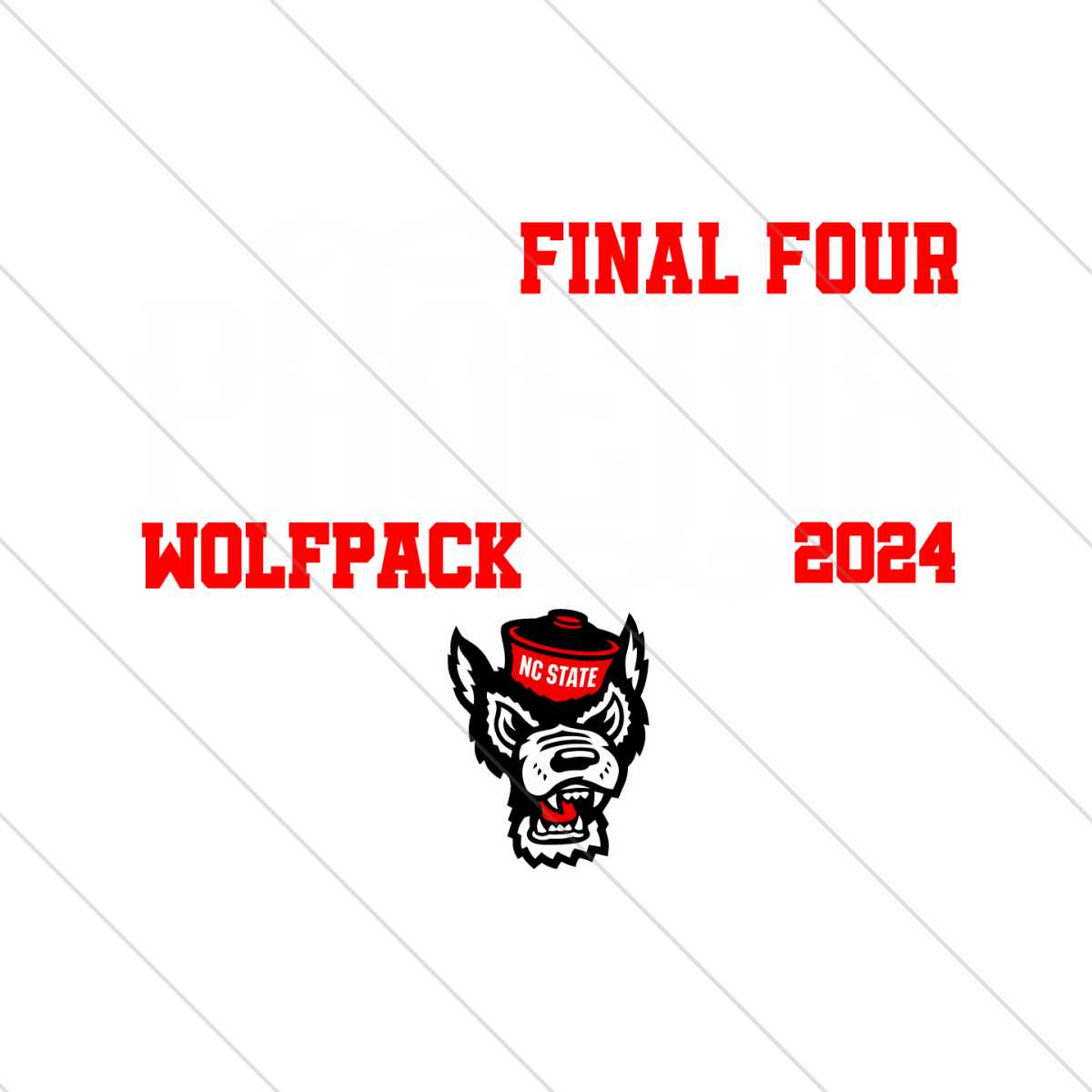 Final Four Phoenix NC State Wolfpack 2024 SVG File Digital - Inspire Uplift