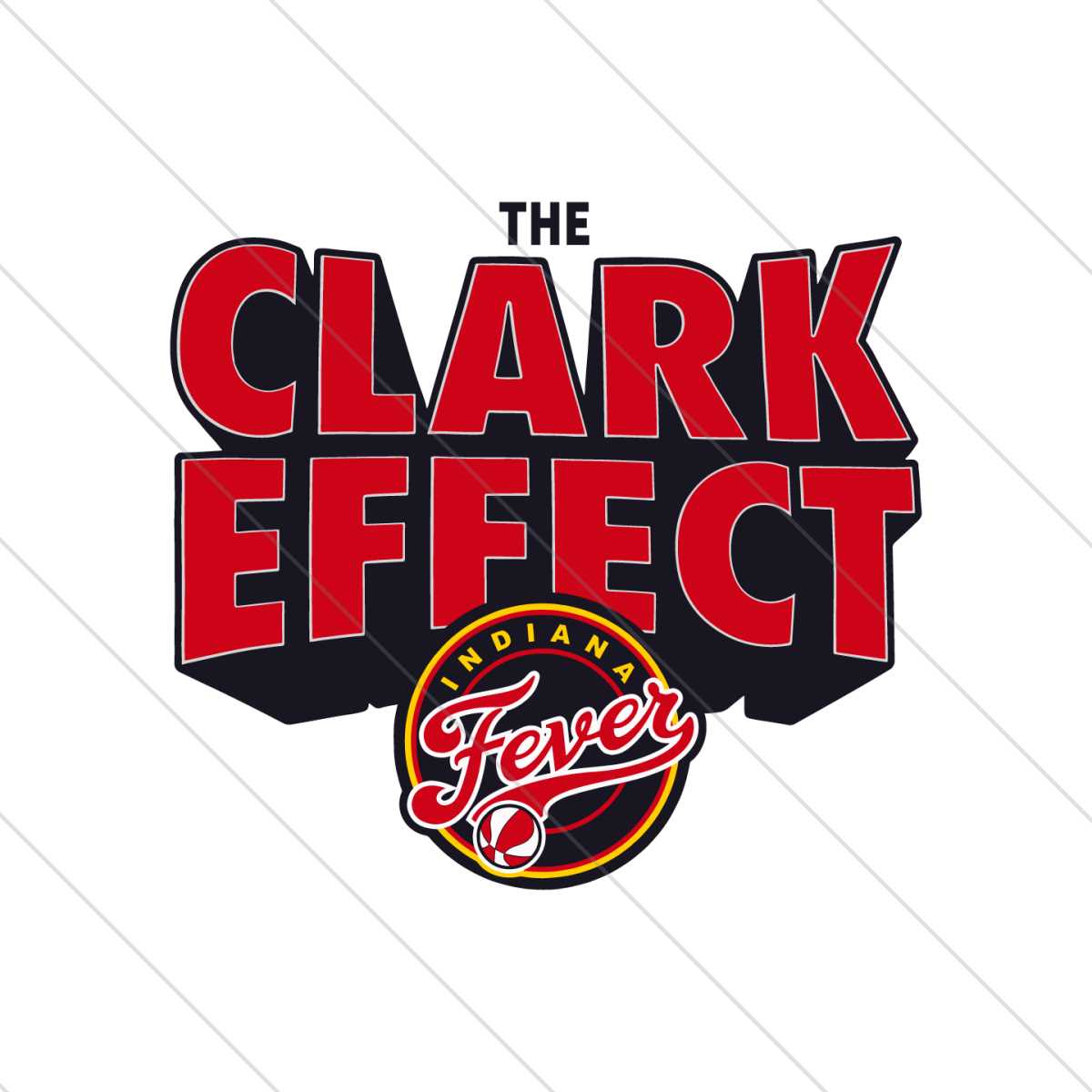 The Clark Effect Indiana Fever SVG File Digital | Inspire Uplift