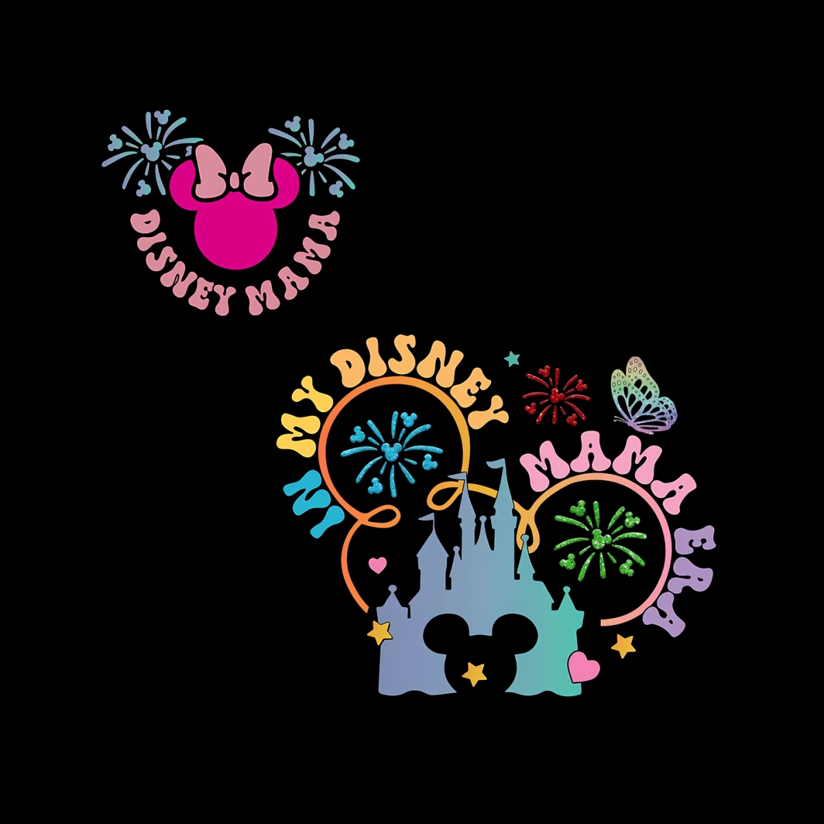 Groovy In My Disney Mama Era PNG File Digital | Inspire Uplift