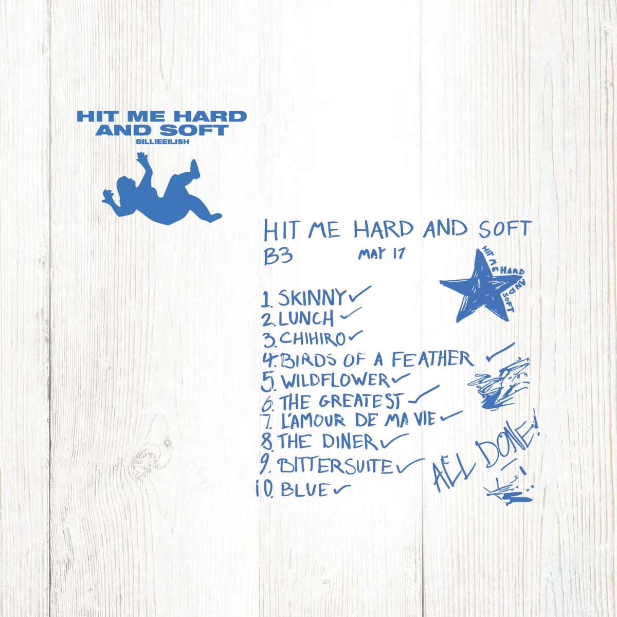 Hit Me Hard And Soft Tracklist Billie New Album SVG File Dig | Inspire ...