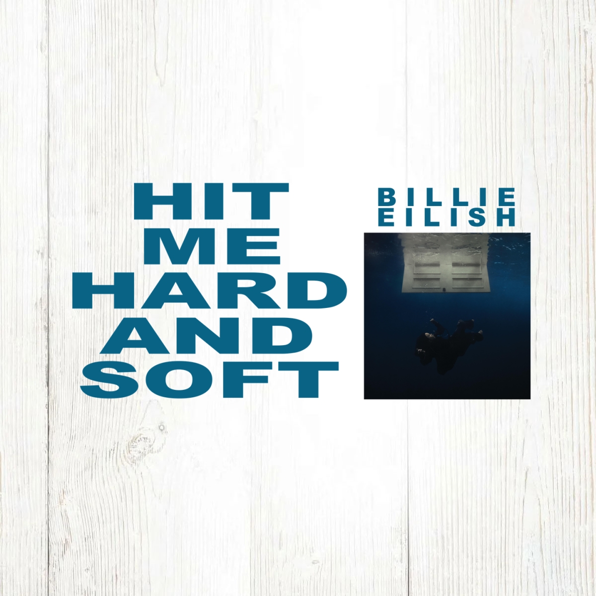 Hit Me Hard And Soft Poster Billie Eilish PNG File Digital - Inspire Uplift